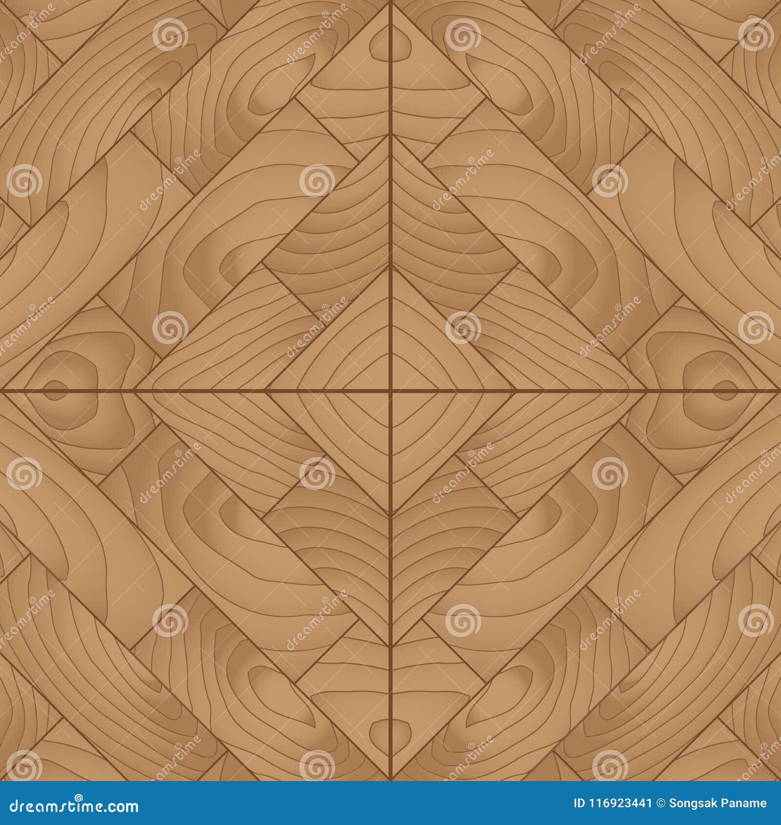 Wood Plank for Parquet Floor, Vector Illustration Stock Vector ...