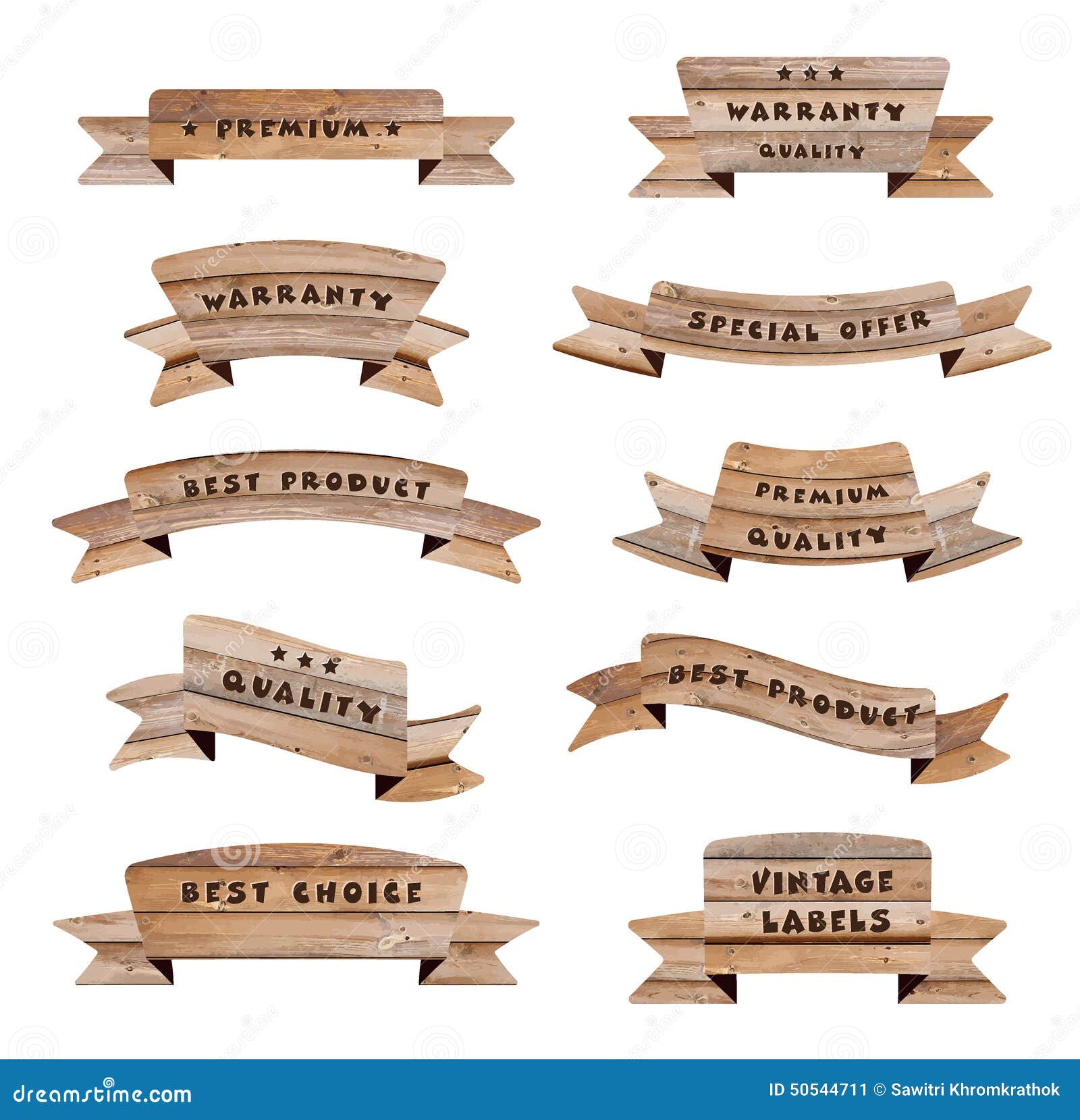 Vector wood signs stock vector. Illustration of arrow - 50544711