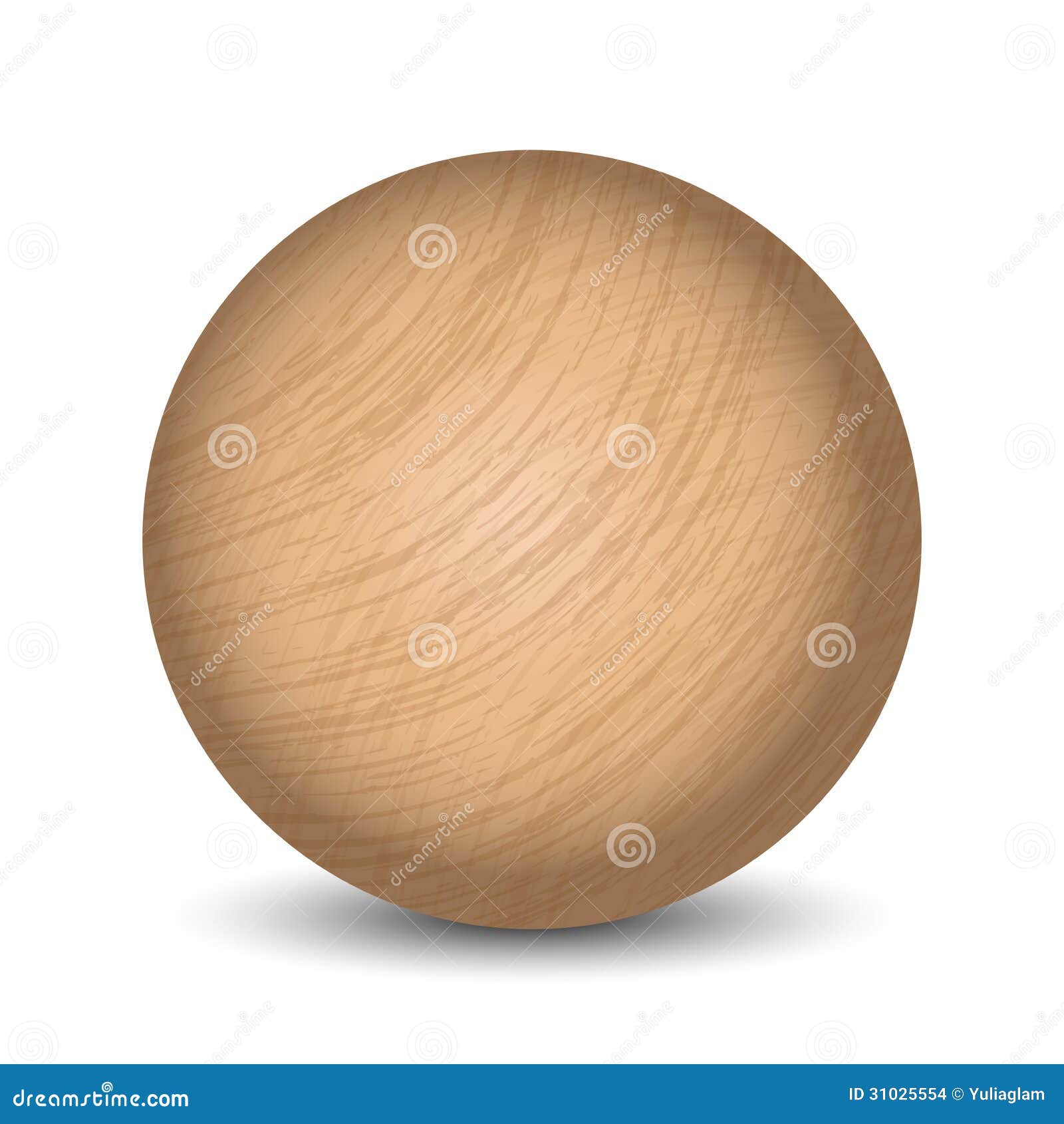Vector Wooden Ball Stock Images - Image: 31025554