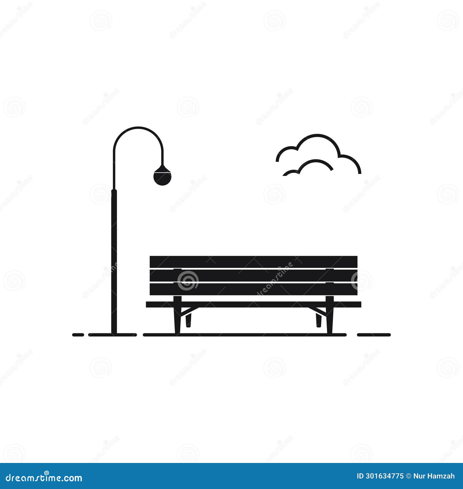 Vector Wooden Bench Logo Template Stock Vector - Illustration of sign ...