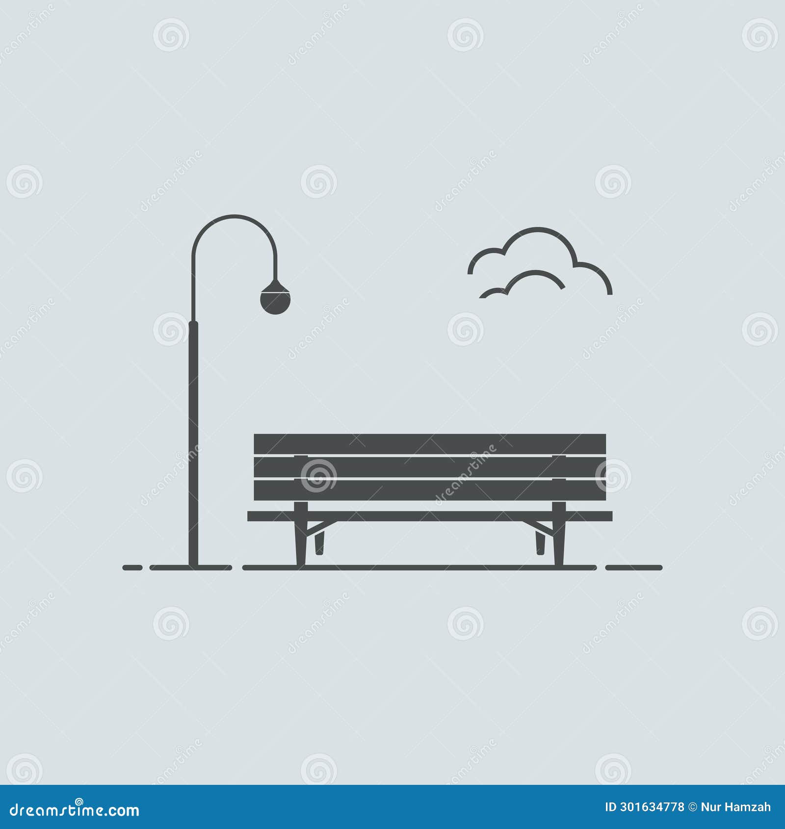 Vector Wooden Bench Logo Template Stock Vector - Illustration of wood ...