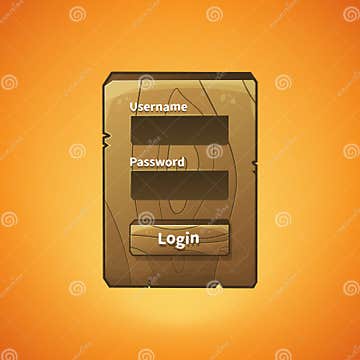 Vector wooden menu stock vector. Illustration of graphical - 71903326