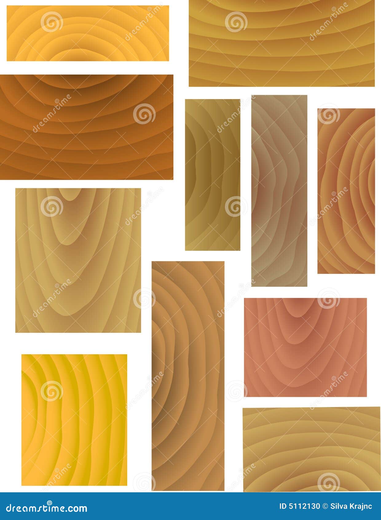 Vector Wooden Patterns stock vector. Illustration of structure - 5112130