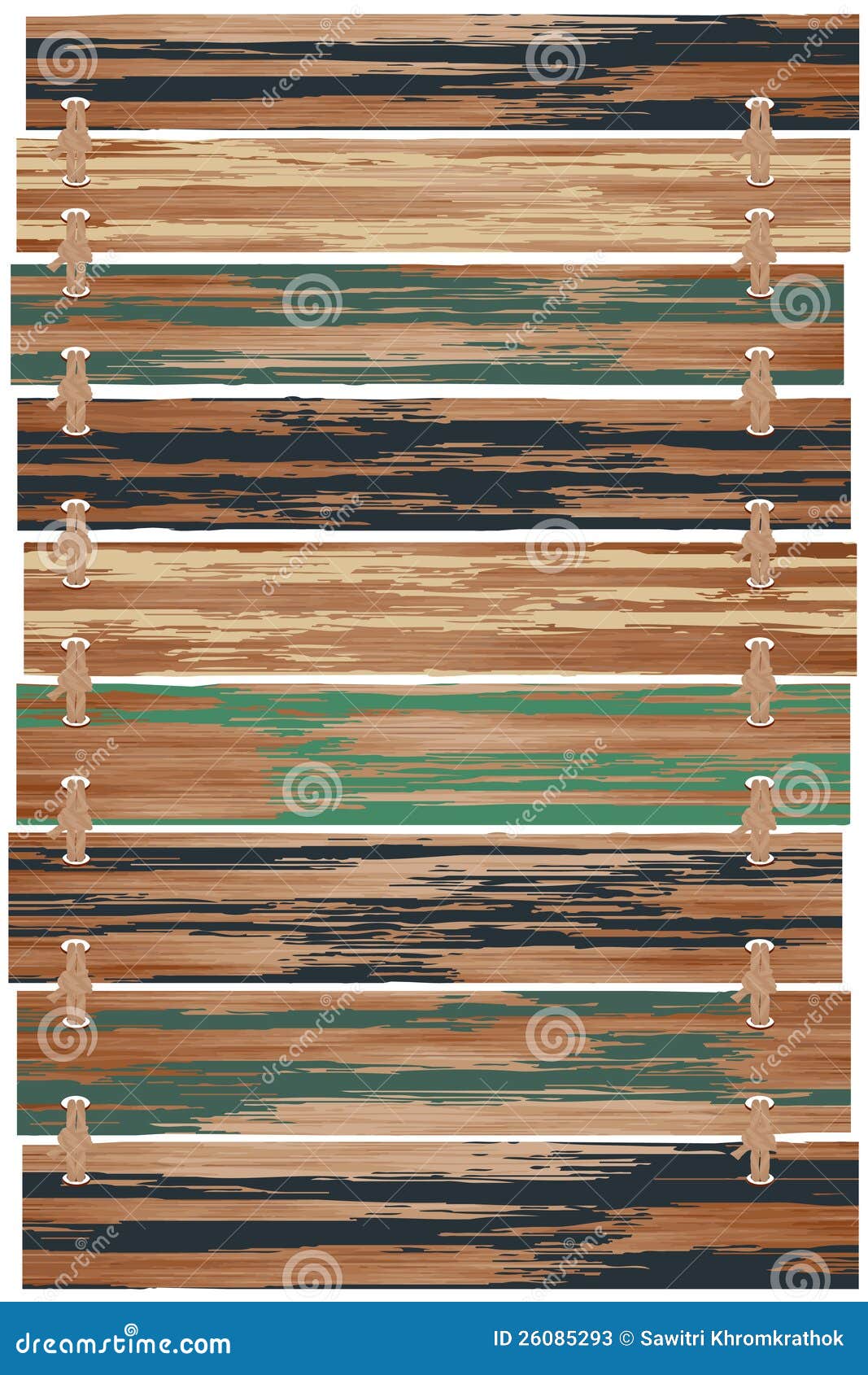 Rope Hanging Loop. Cartoon Vector | CartoonDealer.com #260342165