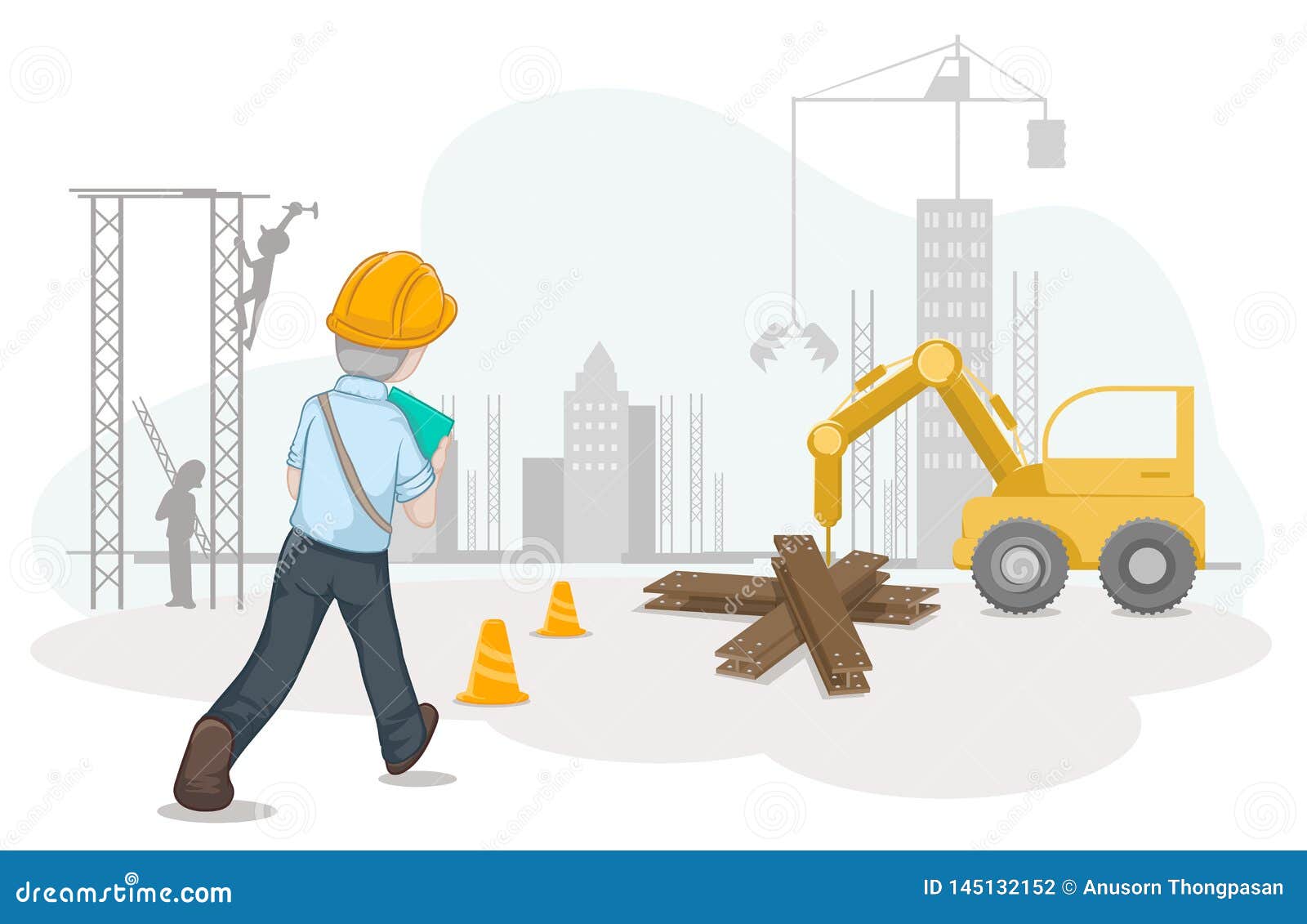 Vector Worker and Labour for Labour Day., Labour Day Background ...
