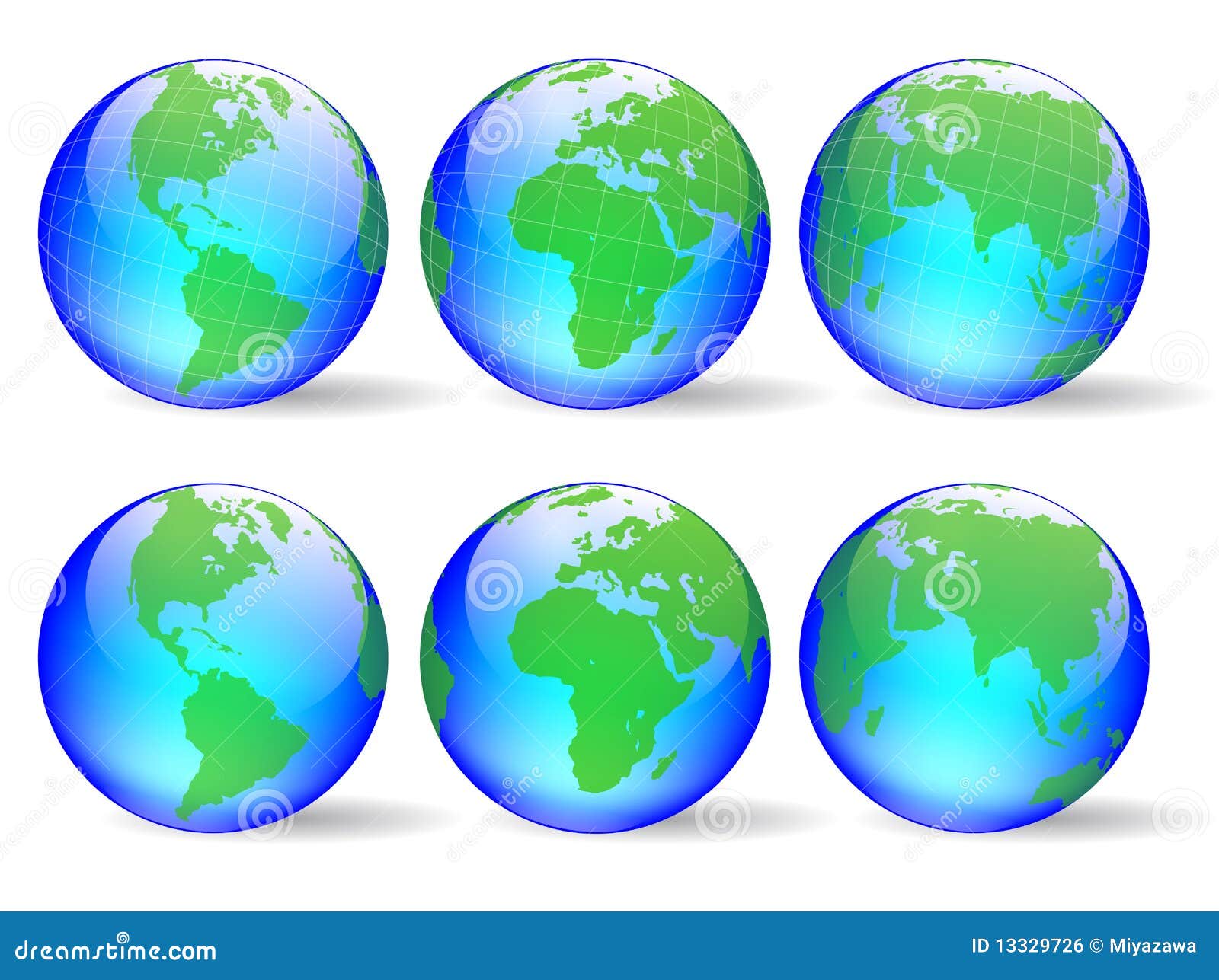 Vector world stock illustration. Illustration of design - 13329726