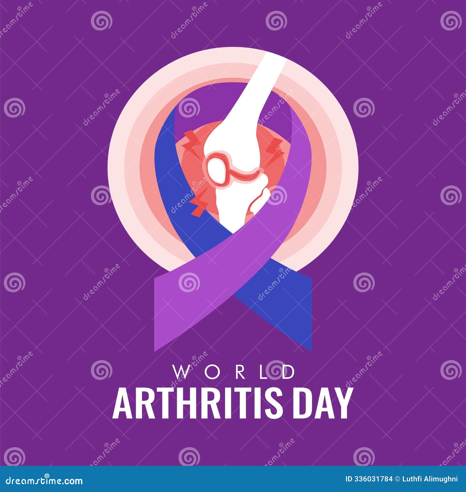 Vector World Arthritis Day Poster Template Stock Illustration ...