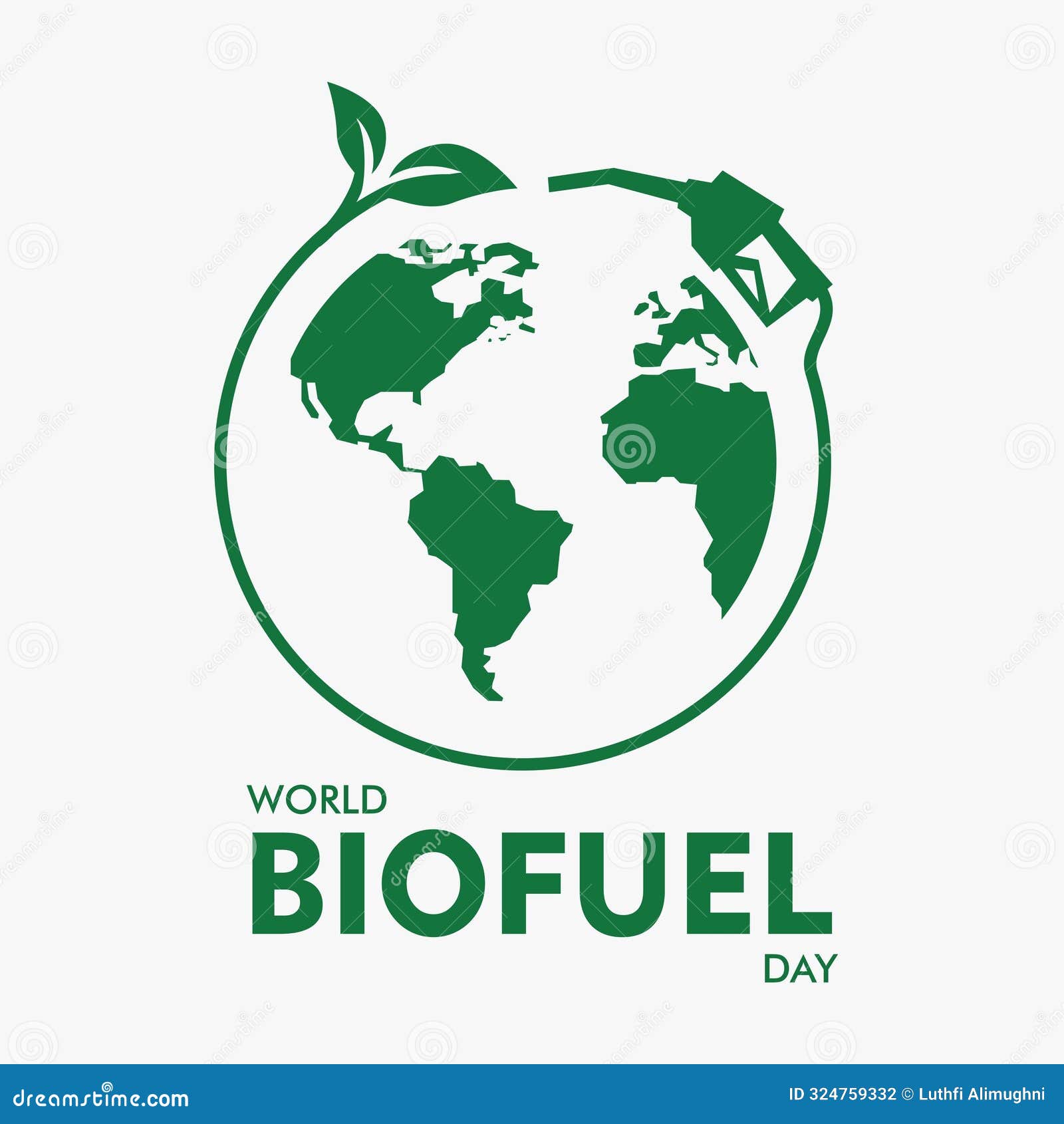 Vector World Biofuel Day Poster Template Stock Illustration ...