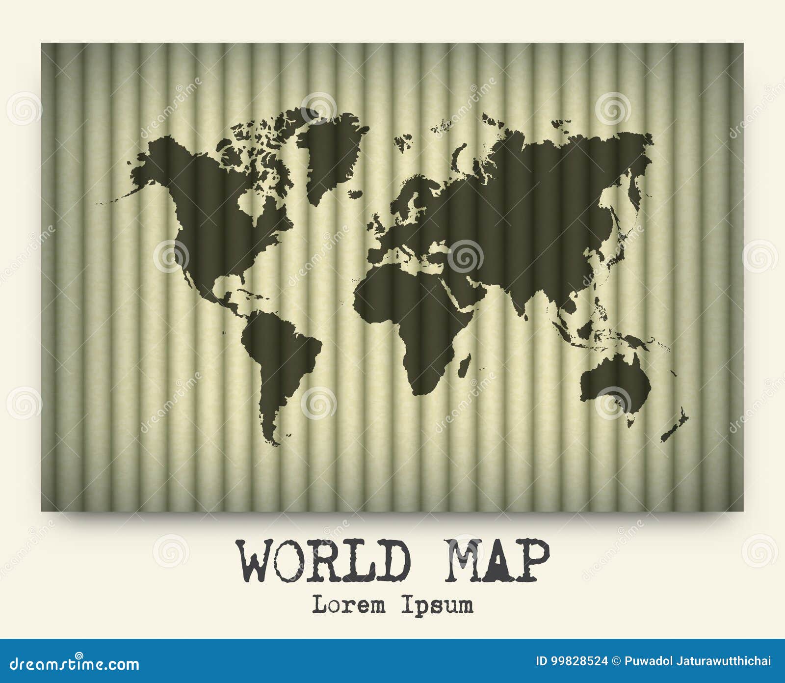 World Map Cardboard Stock Image | CartoonDealer.com #41845951