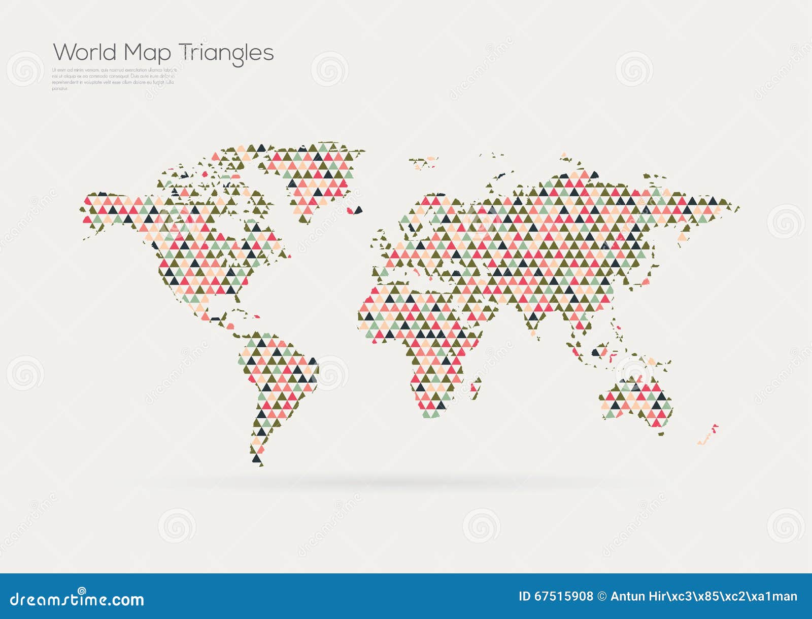 Vector world map design. stock illustration. Illustration of ...
