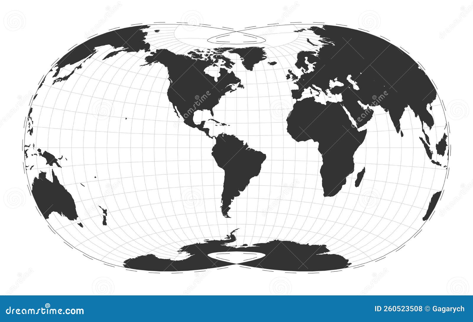 Vector World Map 260523508