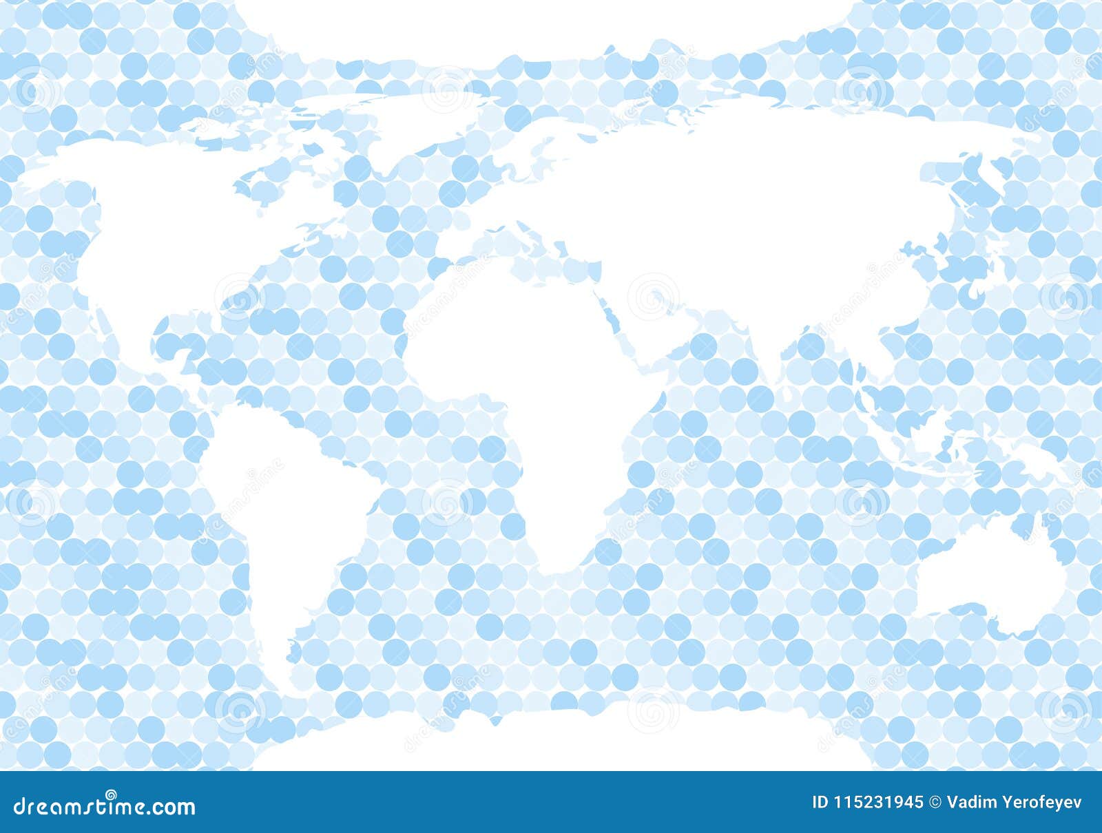 Vector world map stock vector. Illustration of europe - 115231945