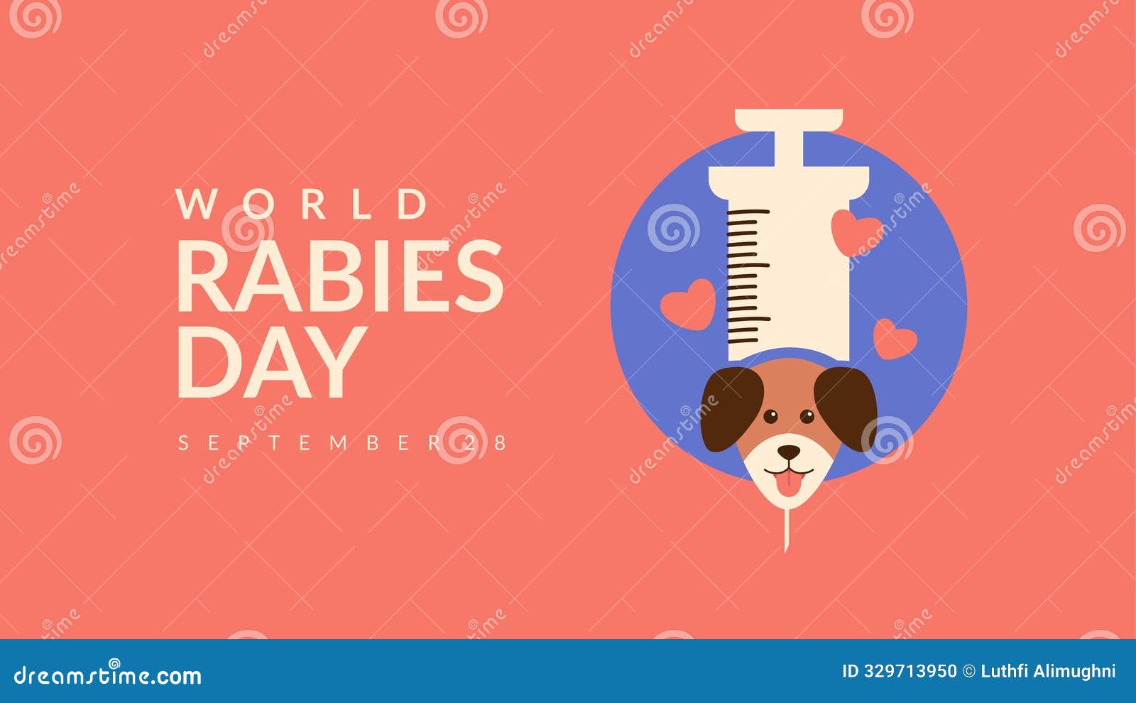 Vector World Rabies Day Background Template Stock Vector - Illustration ...