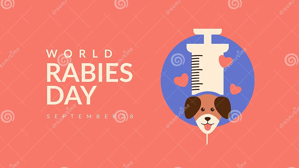 Vector World Rabies Day Background Template Stock Vector - Illustration ...