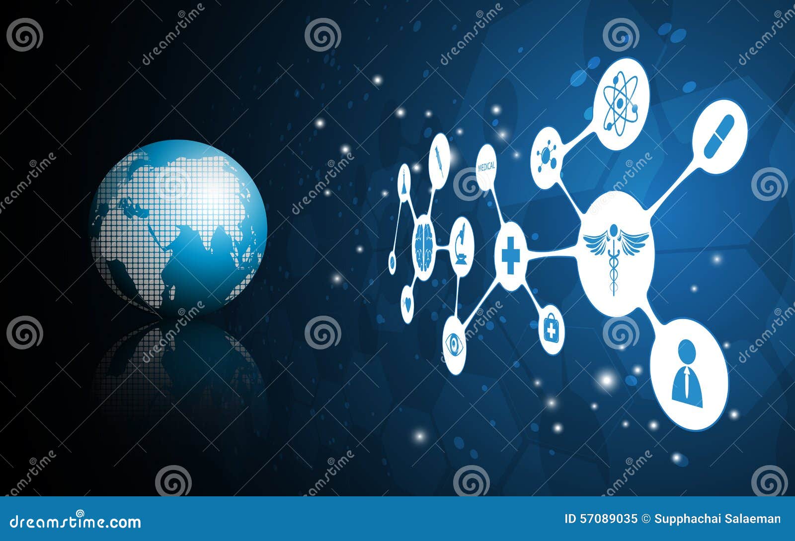 Vector World of Science Medical Concept Background Stock Vector ...