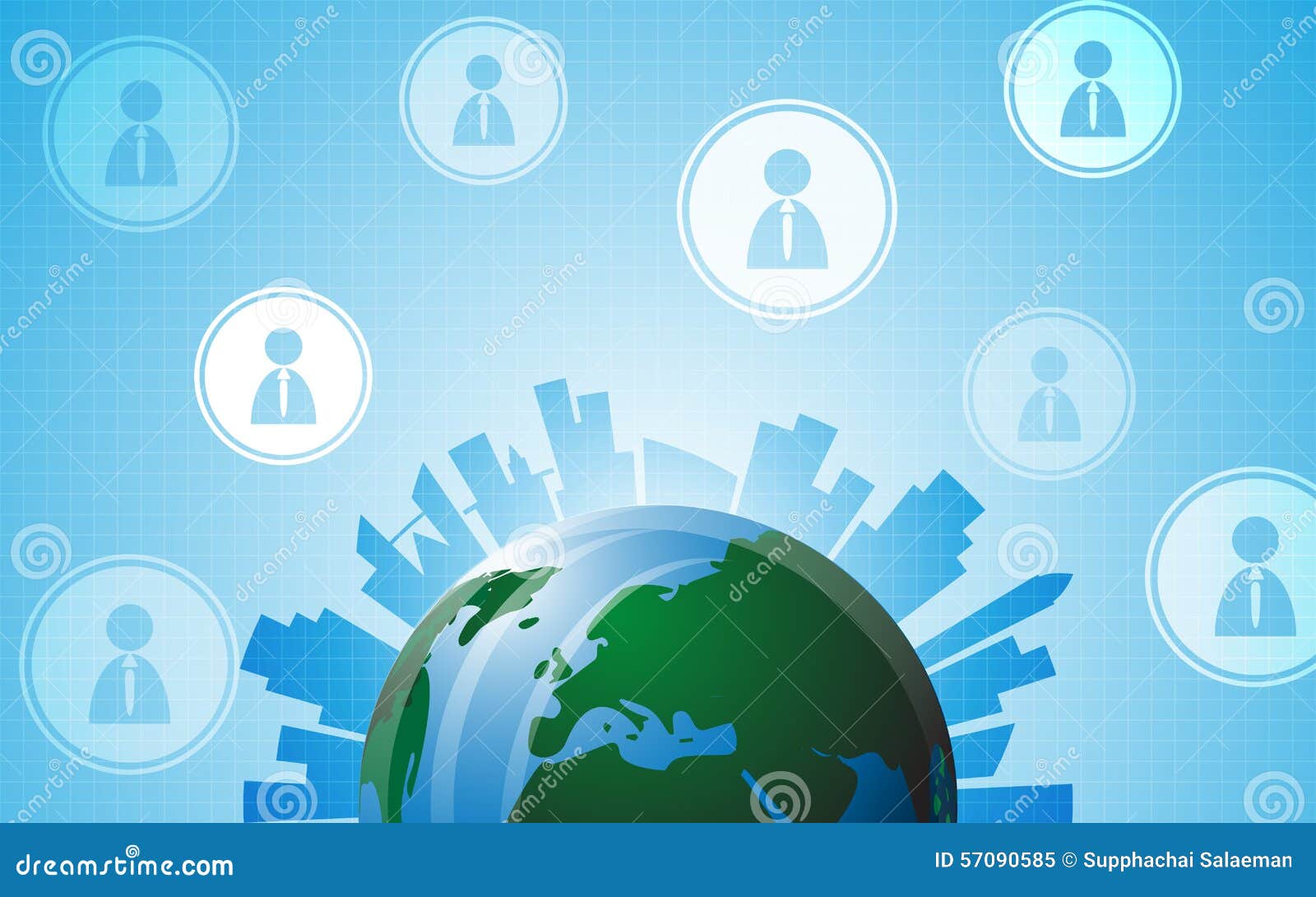 Vector World Urban Life Graphic Theme Background Stock Illustrations ...