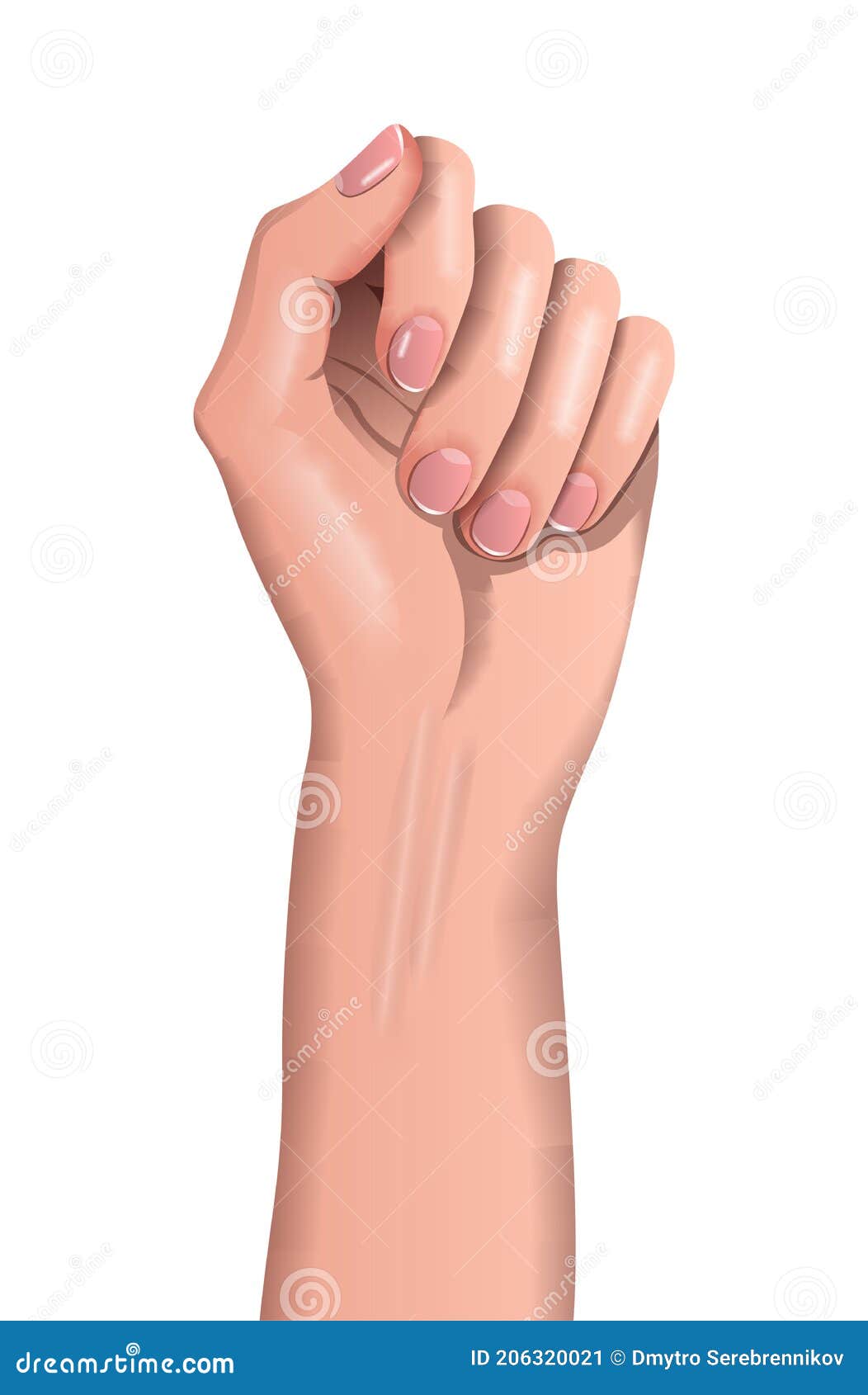 Vector Wrist in Gradient Style Stock Illustration - Illustration of ...