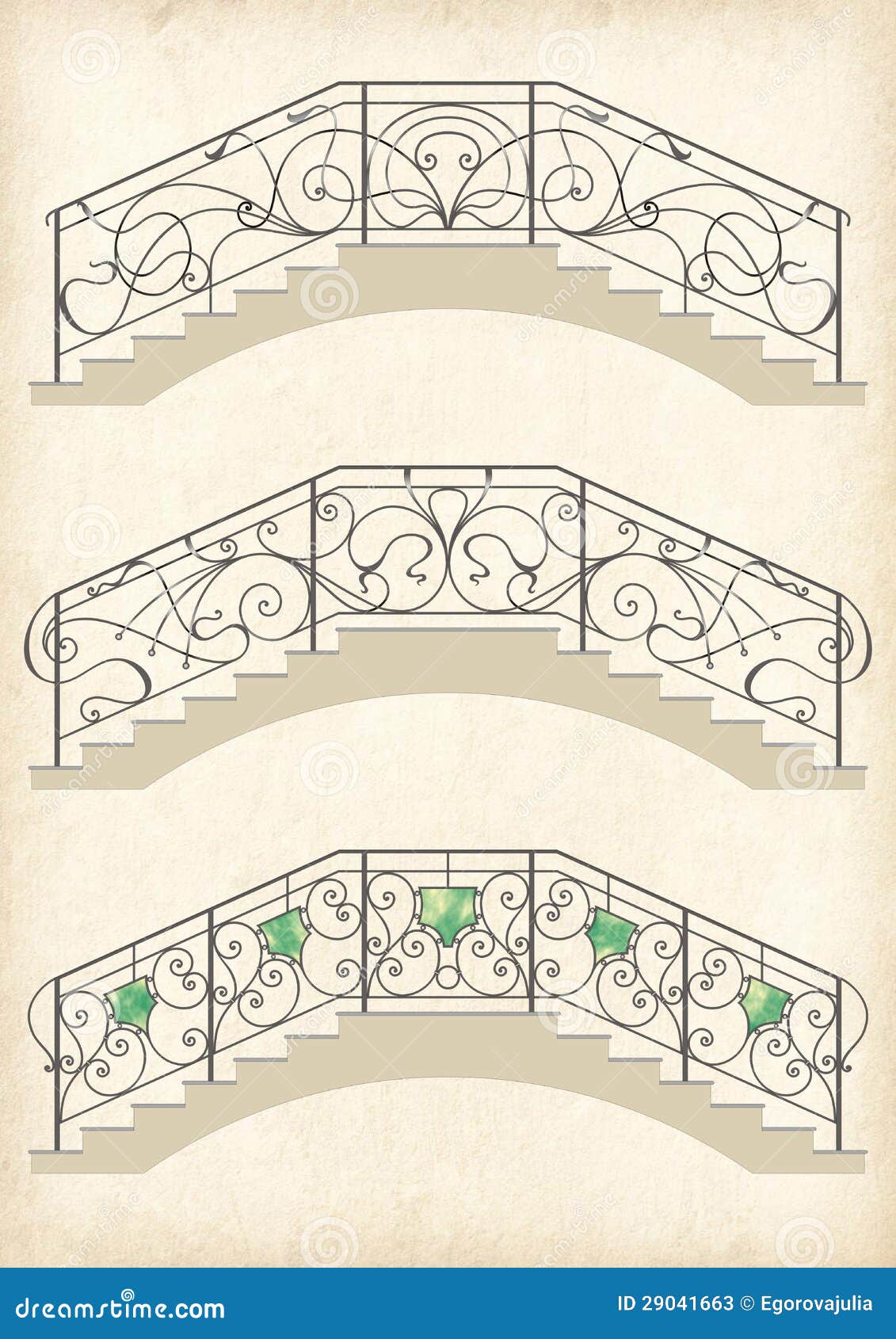 Vector wrought iron bridge stock illustration. Illustration of antique ...