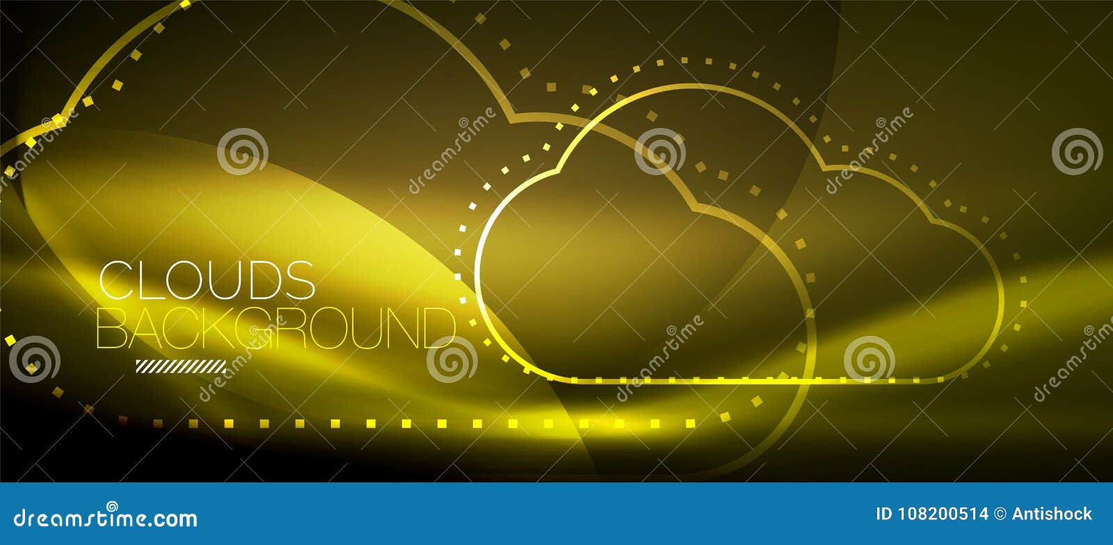 Vector Cloud Computing, Storage Concept Stock Vector - Illustration of algorithm, button: 108200514