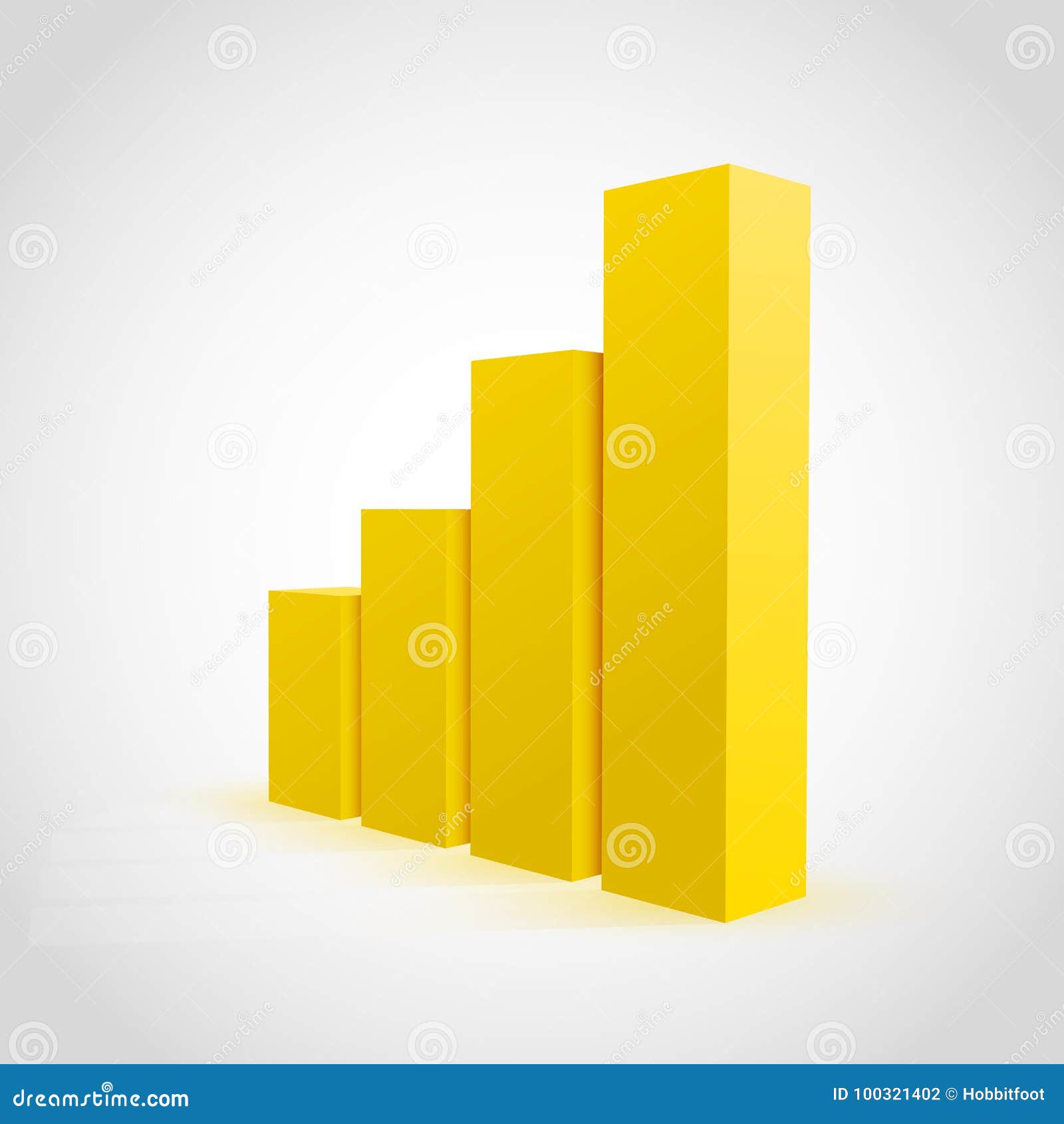 Yellow Bar-Graph Up And Arrow With Coin Is A Background Stock Photo ...