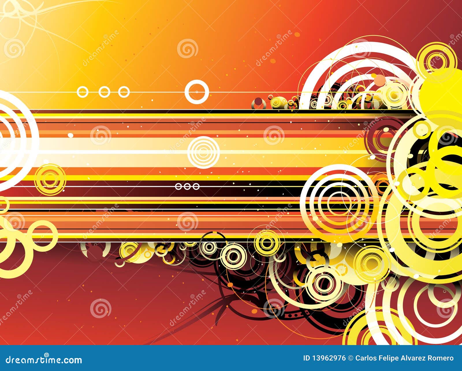 Vector Yellow Lines Illustration Stock Vector - Illustration of ...