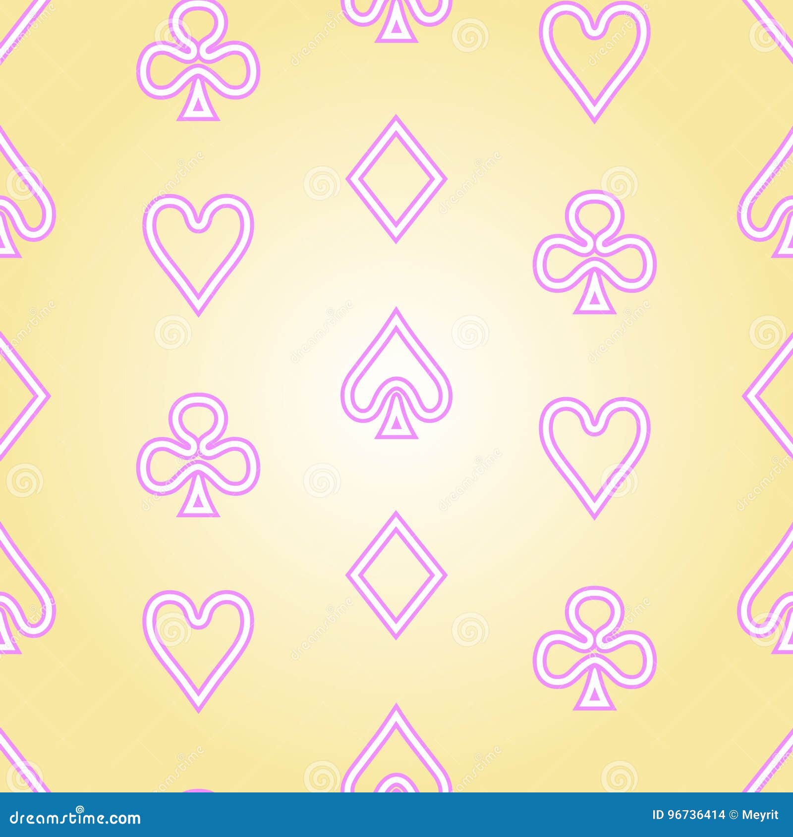 Vector Yellow Seamless Pattern. Stock Vector - Illustration of design ...