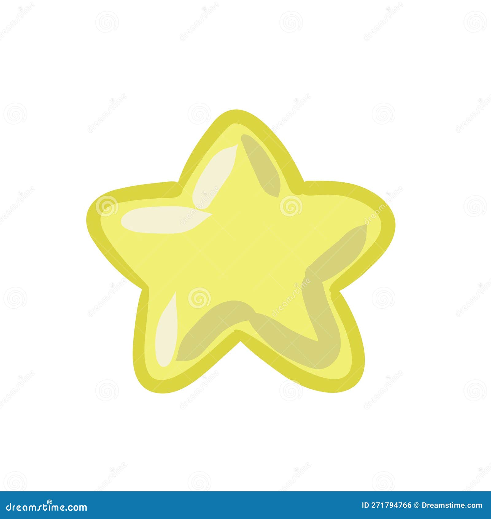 Vector Yellow Star. Asterisk Icon Stock Vector - Illustration of vector ...