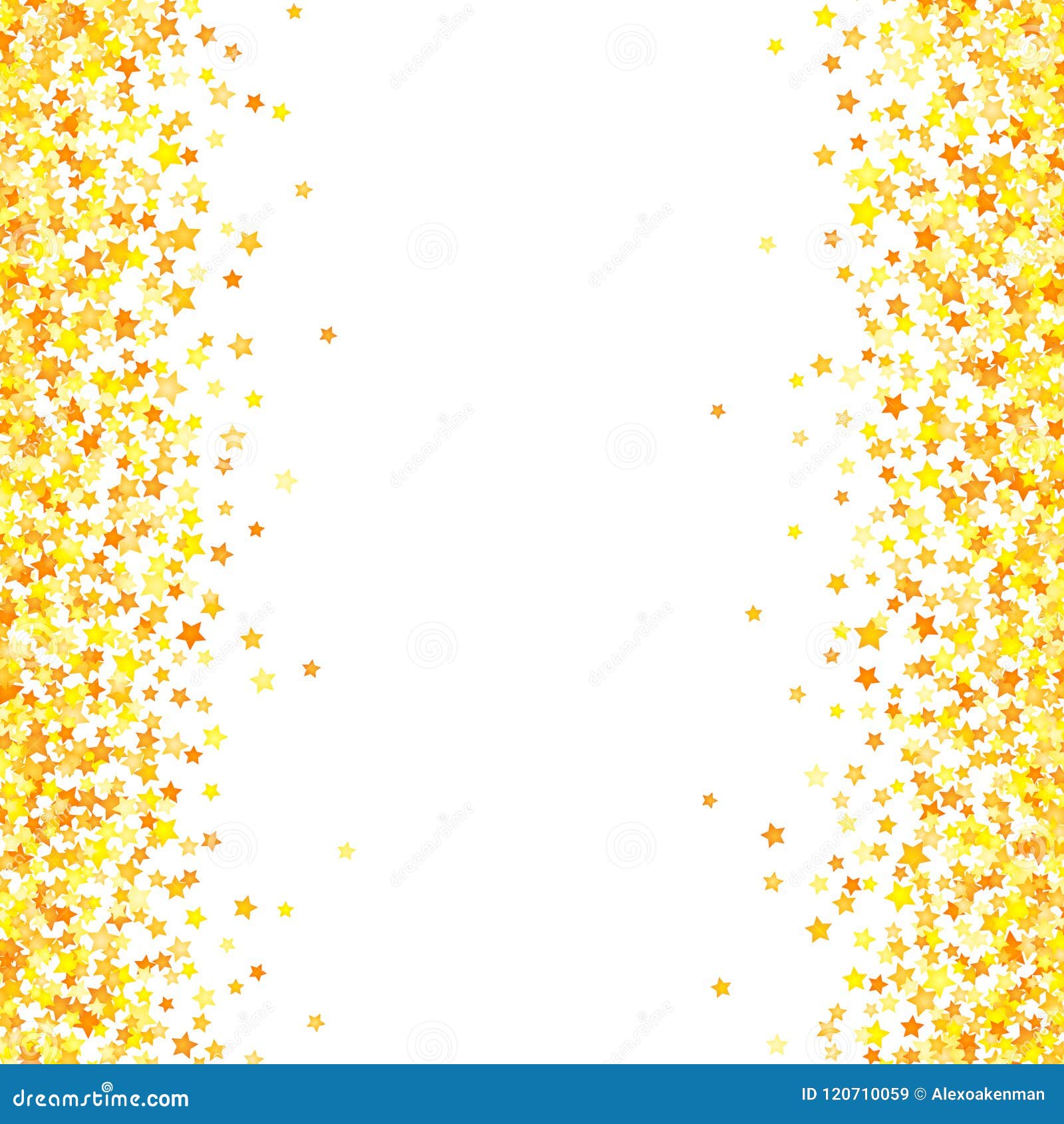Vector Yellow Stars Background Element in Flat Style Stock Vector ...