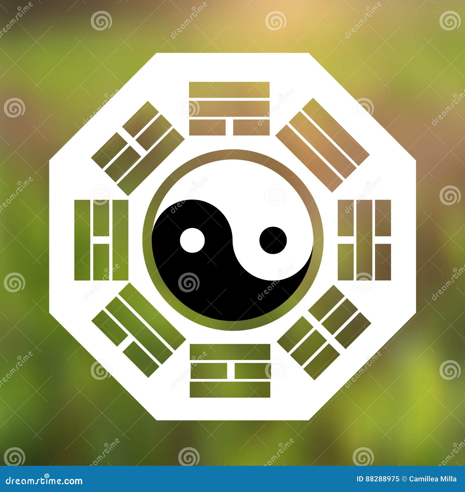 Eight Trigrams I Ching Yin Yang Names Meanings Vector Illustration ... Eight Trigrams I Ching Yin Yang Names Meanings Vector Illustration ...