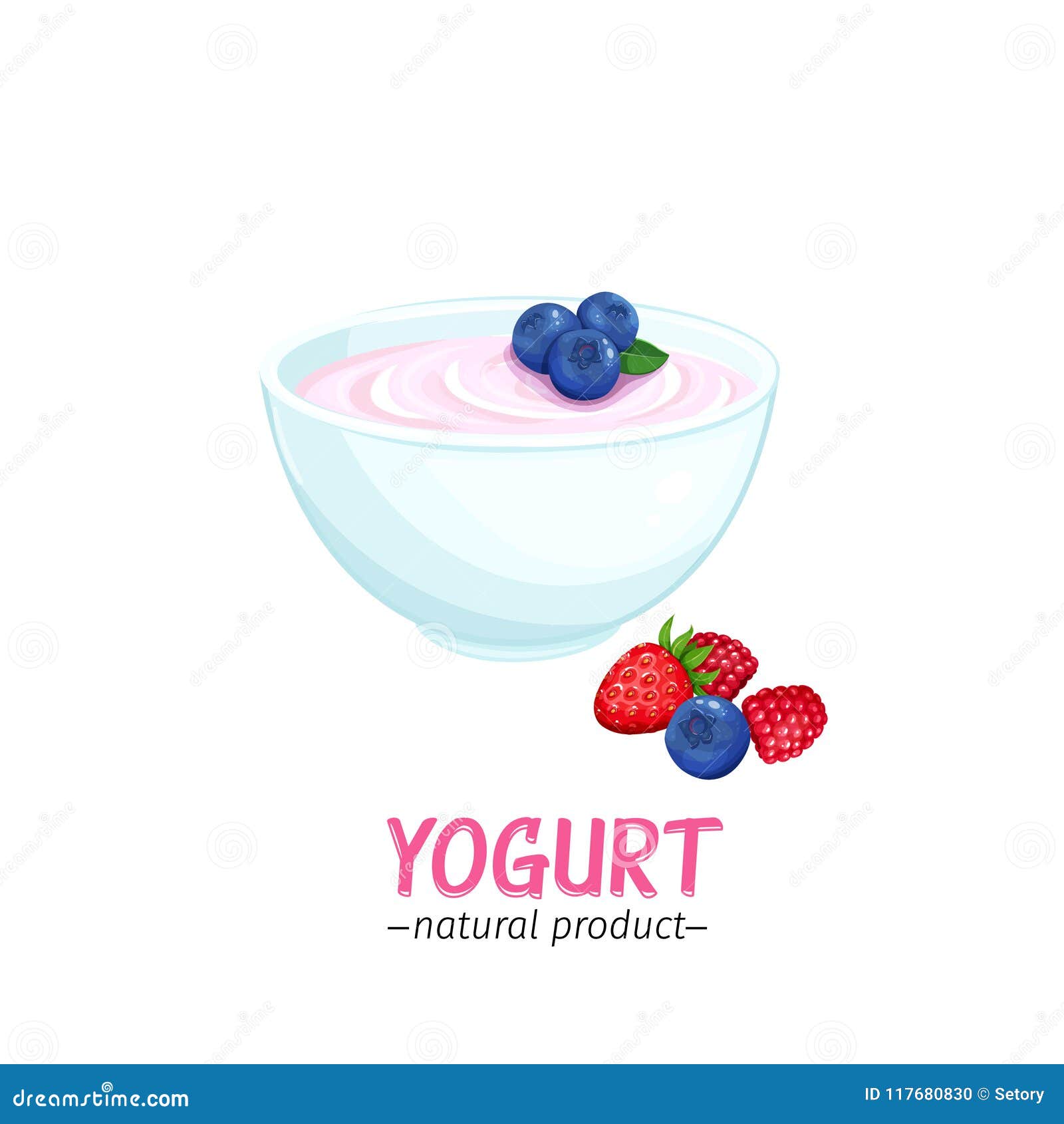 Vector yogurt icon stock vector. Illustration of plastic - 117680830
