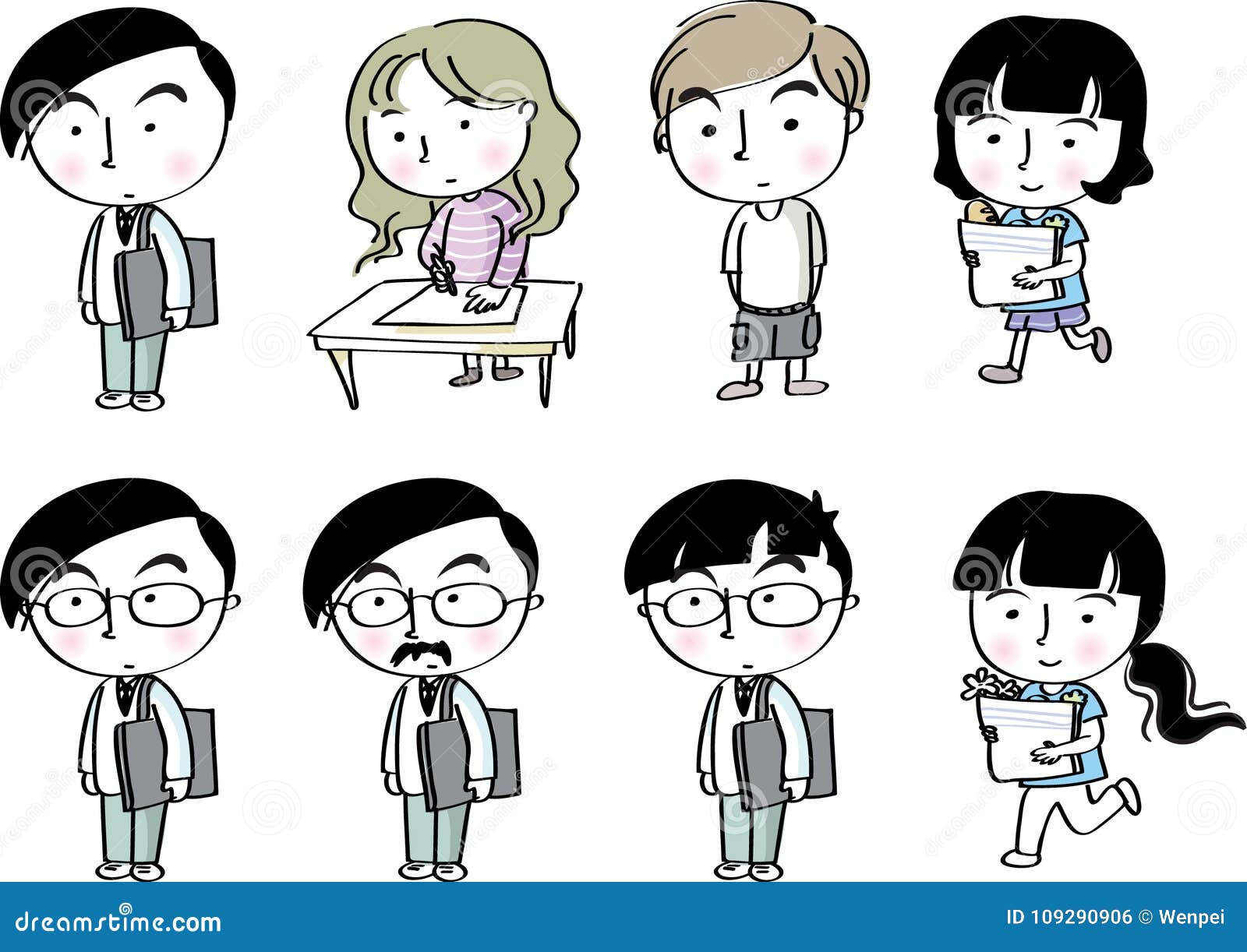 Vector People Drawing Editorial Image | CartoonDealer.com #109290906