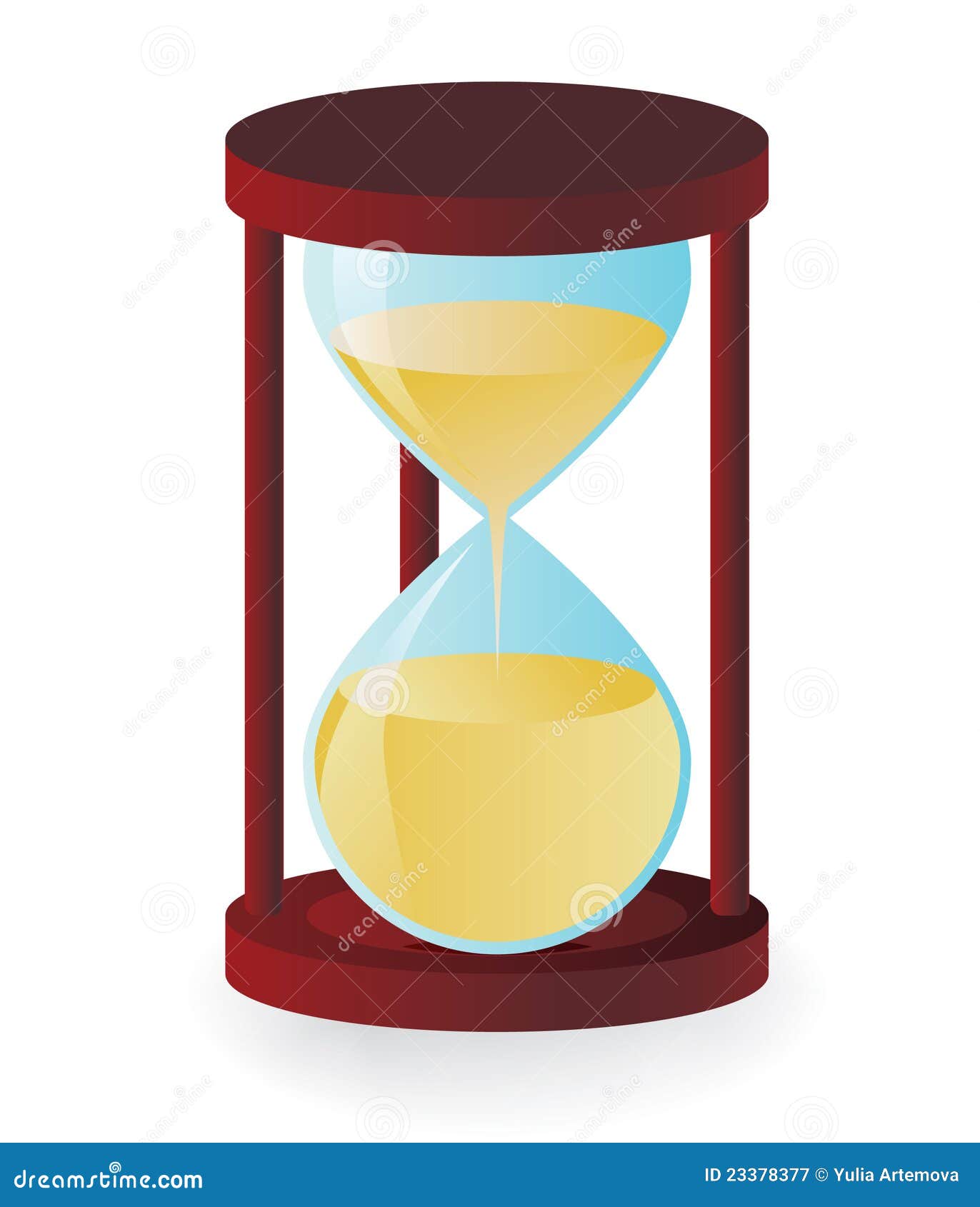 Vector zandloper vector illustratie. Illustration of reeks - 23378377