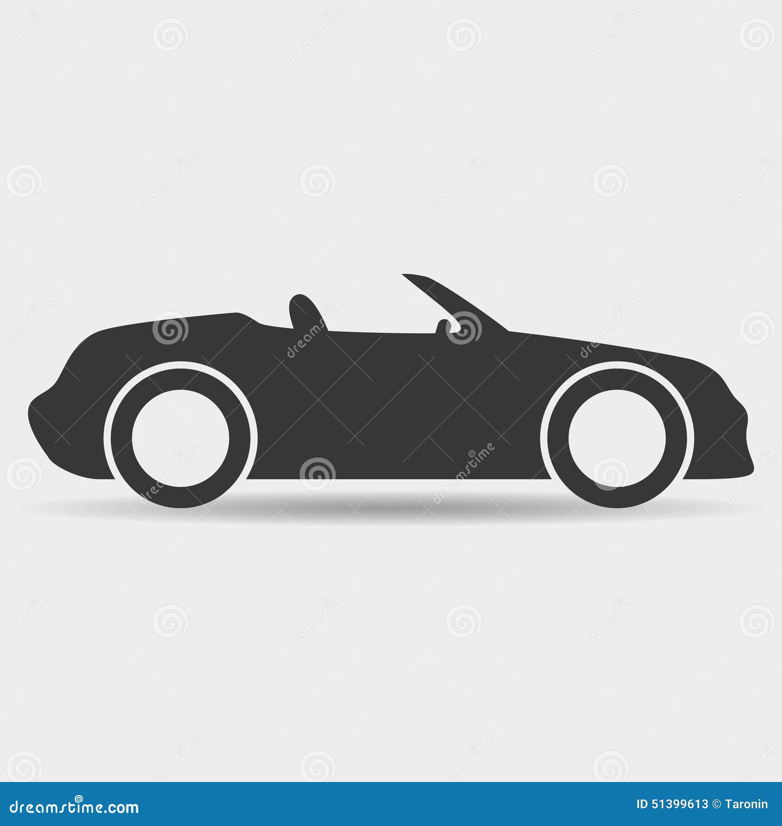 Vector Zeichen Auto vektor abbildung. Illustration von abbildung - 51399613