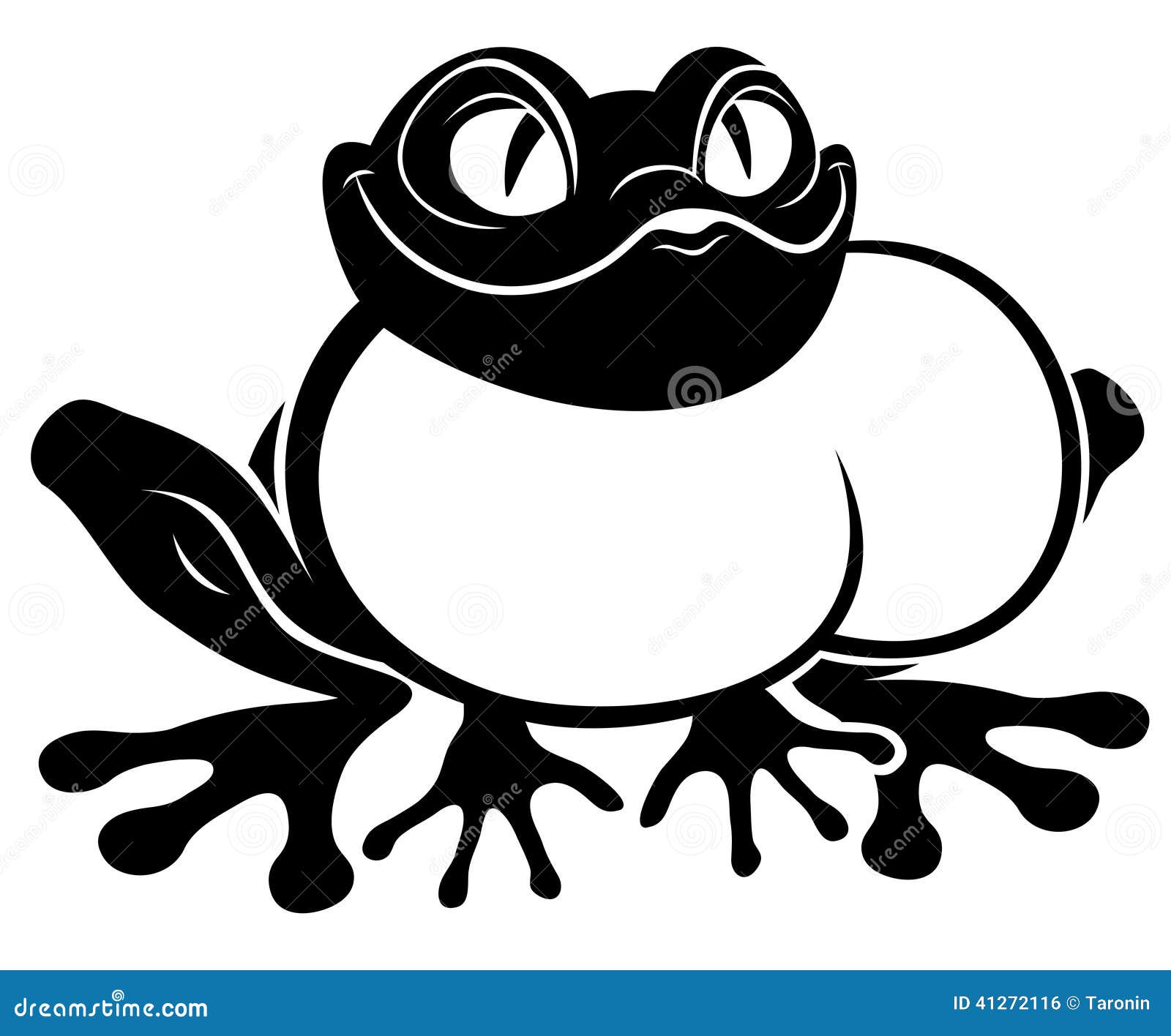 Vector Zeichen Frosch vektor abbildung. Illustration von karikatur ...