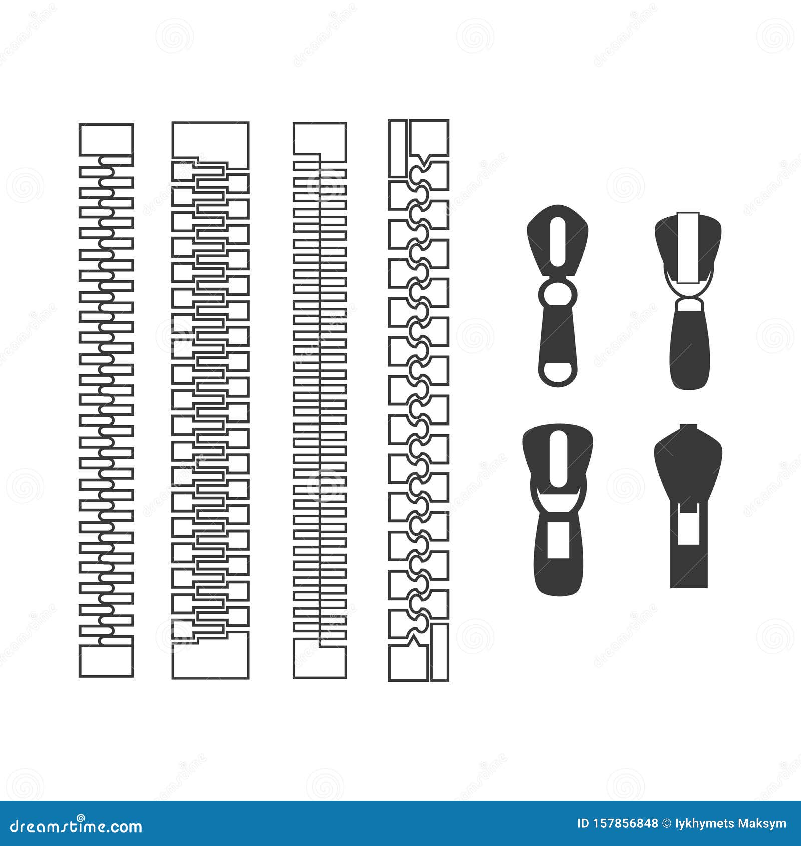 Vector Zipper Background | CartoonDealer.com #8888957