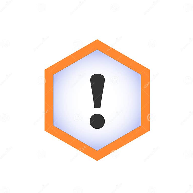 Vectorafbeelding Van Een Pictogramlogo of Uitroepteken. Vector ...