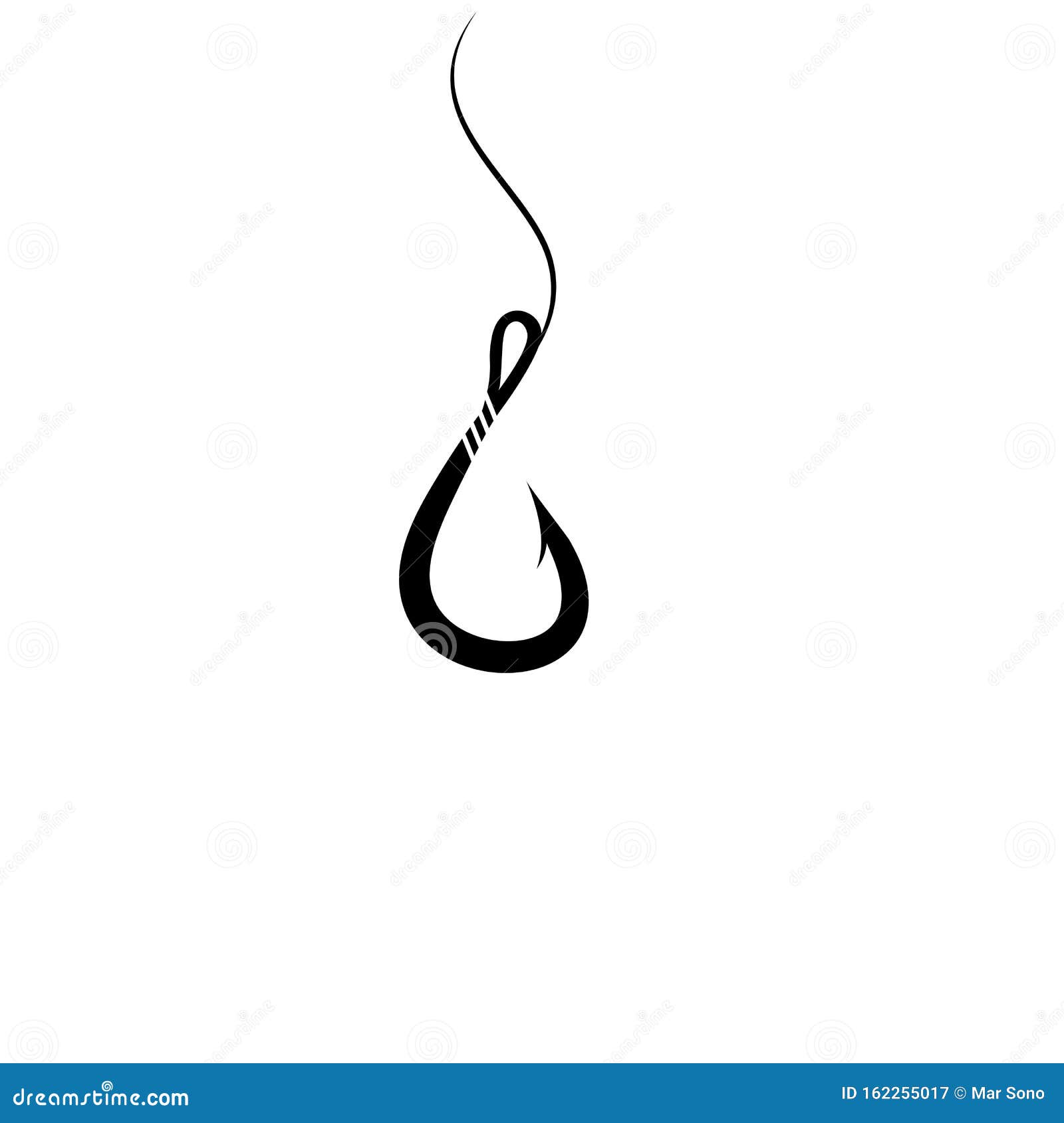 Vectoren Van Het Logo Van Het Haak-pictogram Vector Illustratie ...