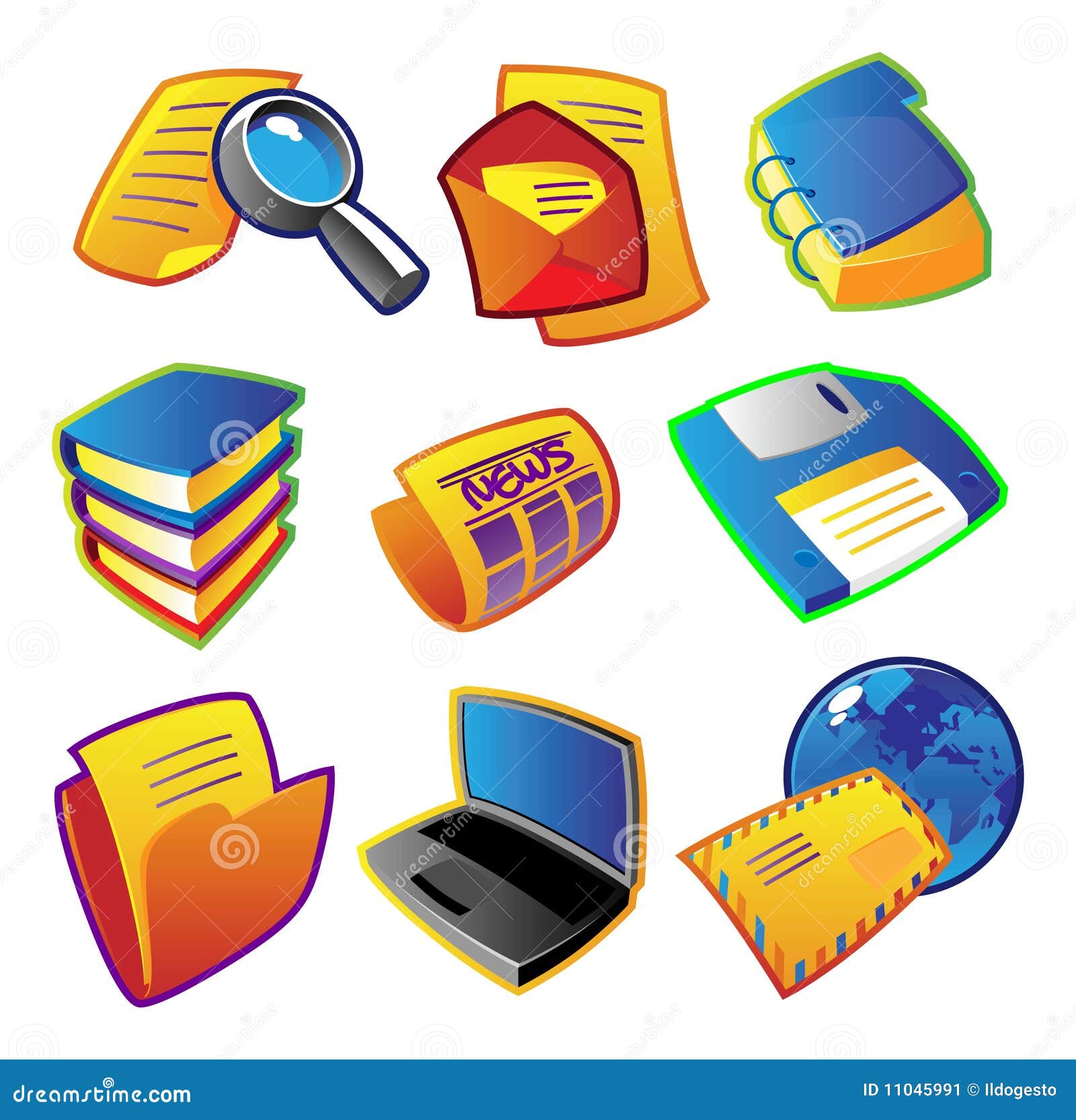 Vectores Coloridos: Información Ilustración del Vector - Ilustración de ...