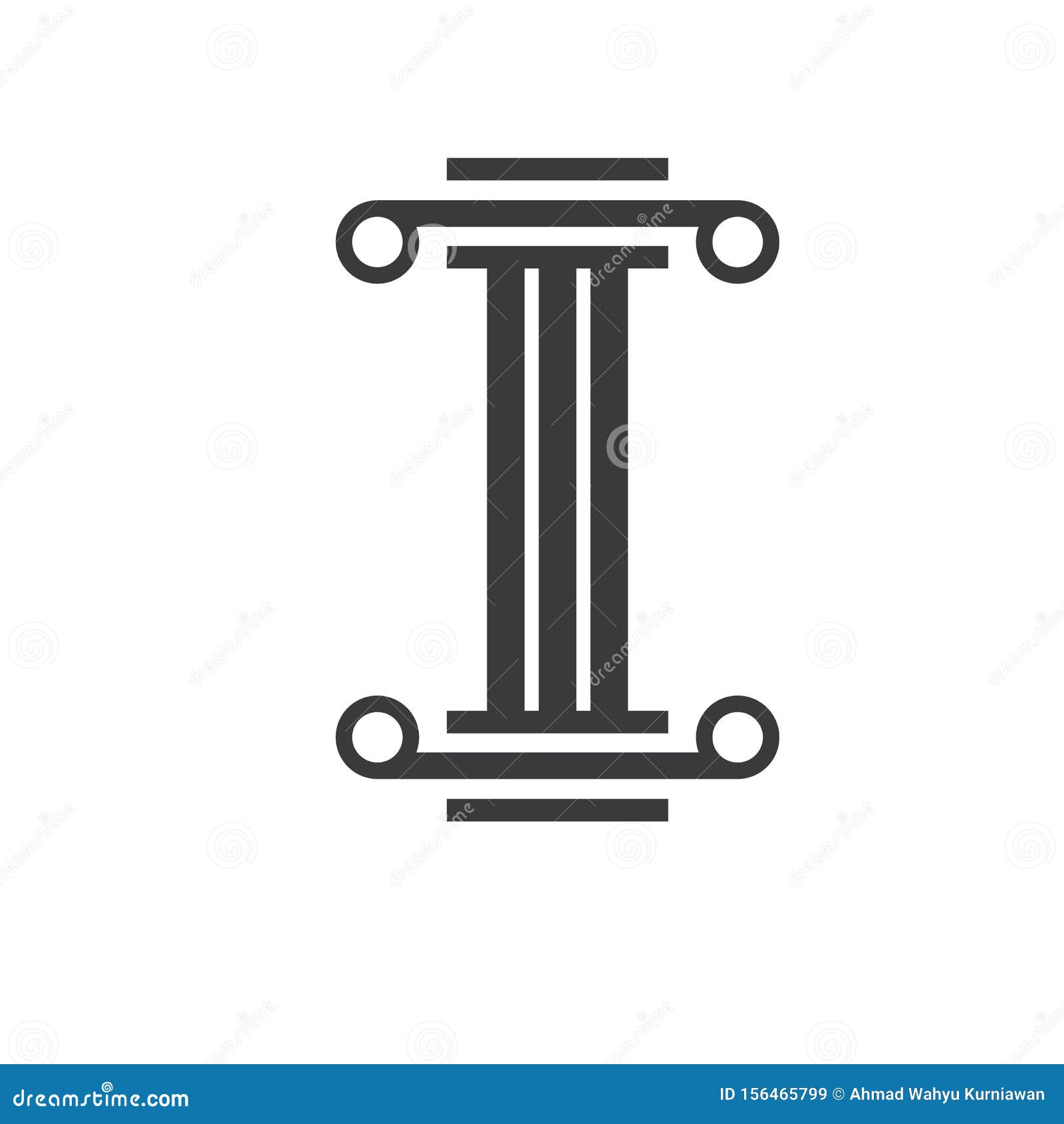 Vectores De Logotipos De Columna Ilustración del Vector - Ilustración ...