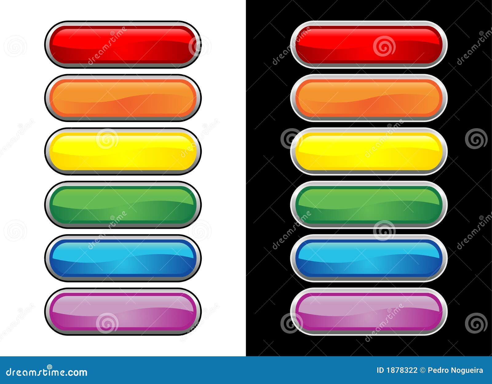 Vectorial glass buttons stock vector. Illustration of icons - 1878322