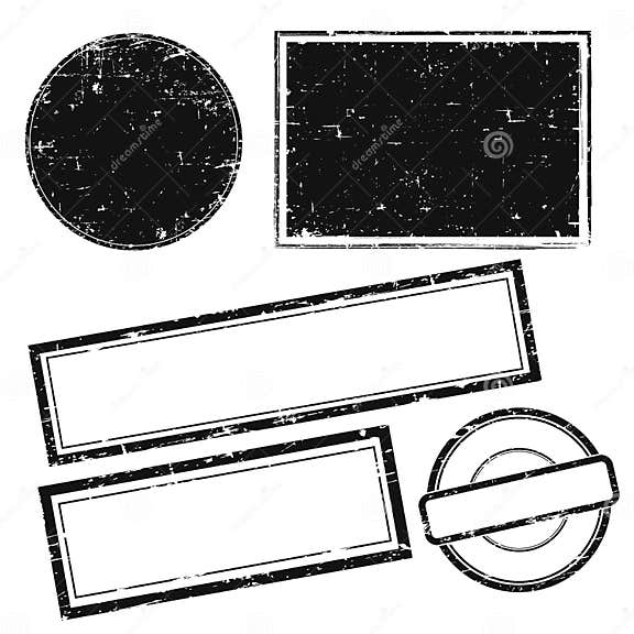 Vectorial Grunge Sellos Sin Texto Stock de ilustración - Ilustración de ...