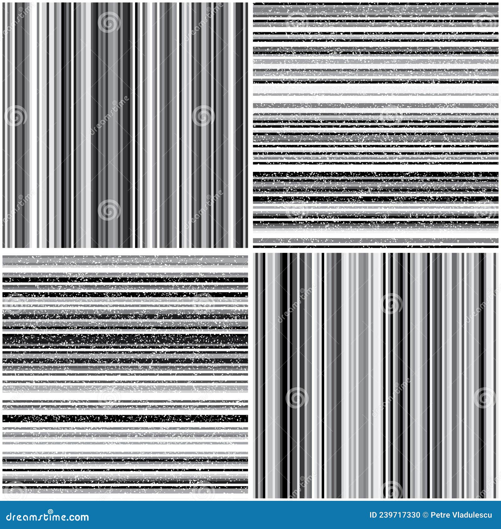 Vectorial Pattern Collection with Horizontal and Vertical Gray Segments ...