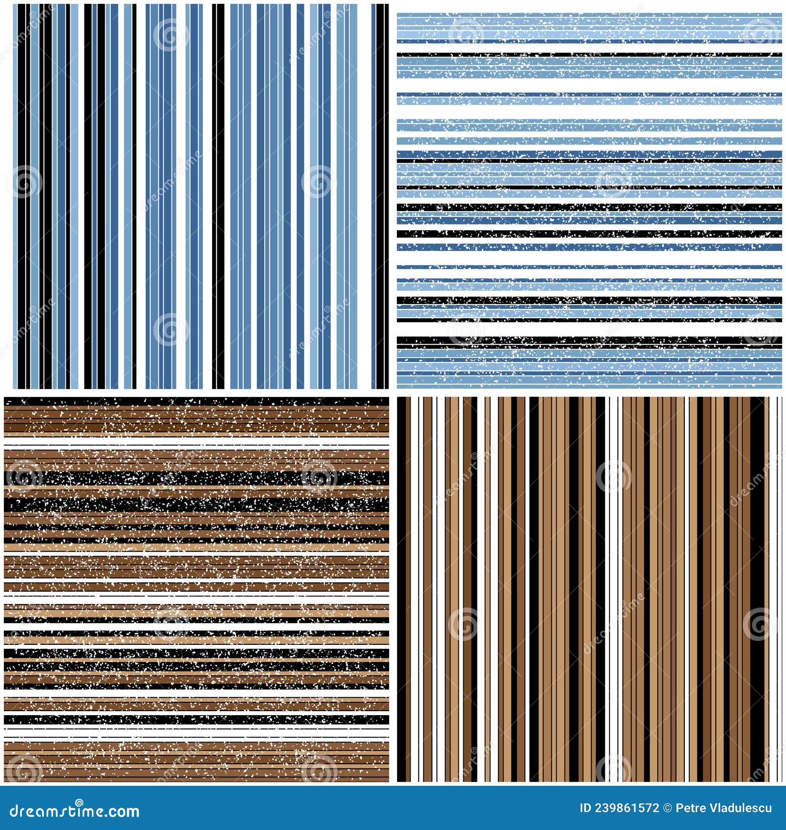 Vectorial Pattern with Horizontal and Vertical Colored Bands_u Stock ...
