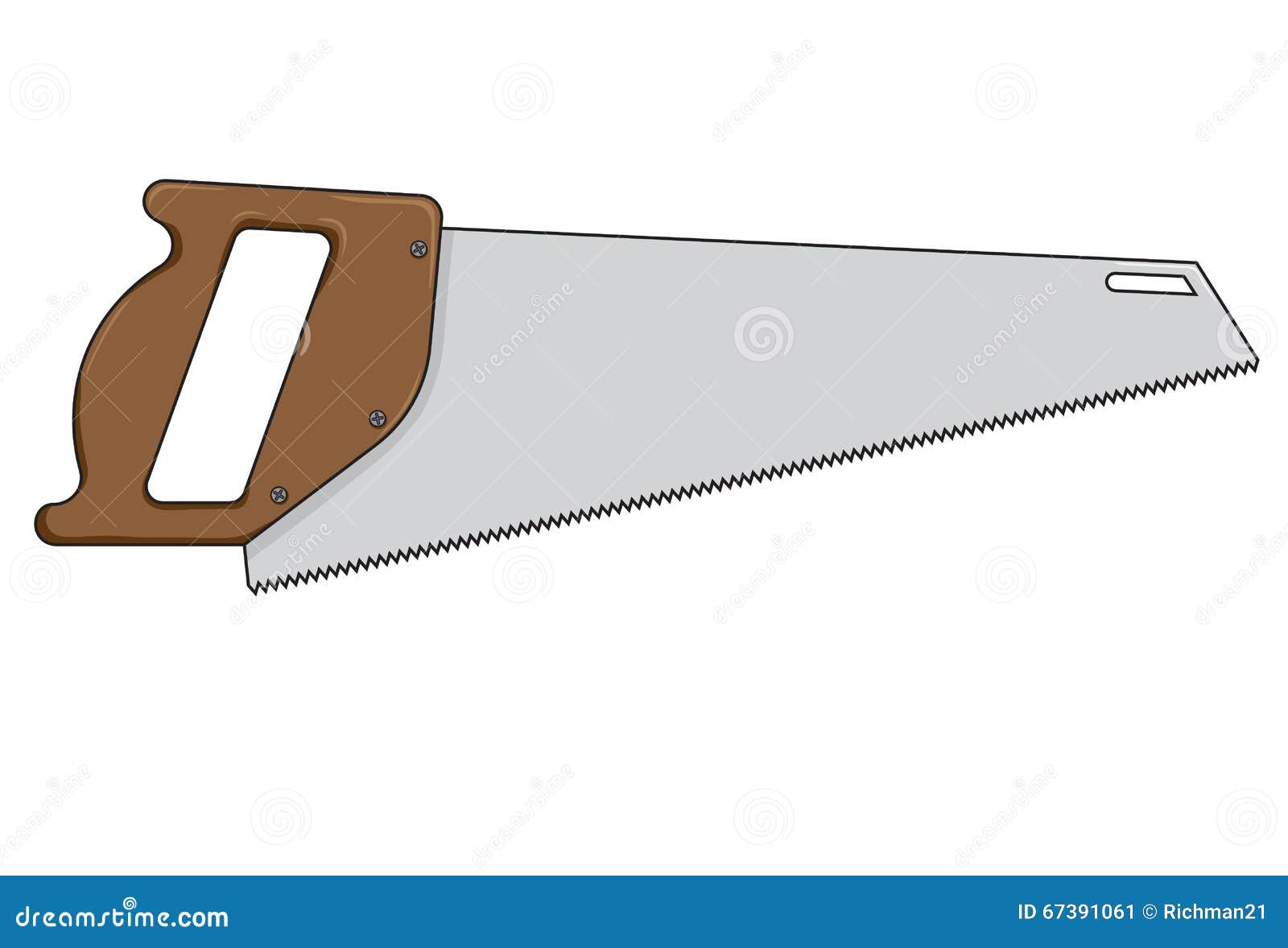 Vectorillustratie Van Een Zaag Vector Illustratie - Illustration of ...