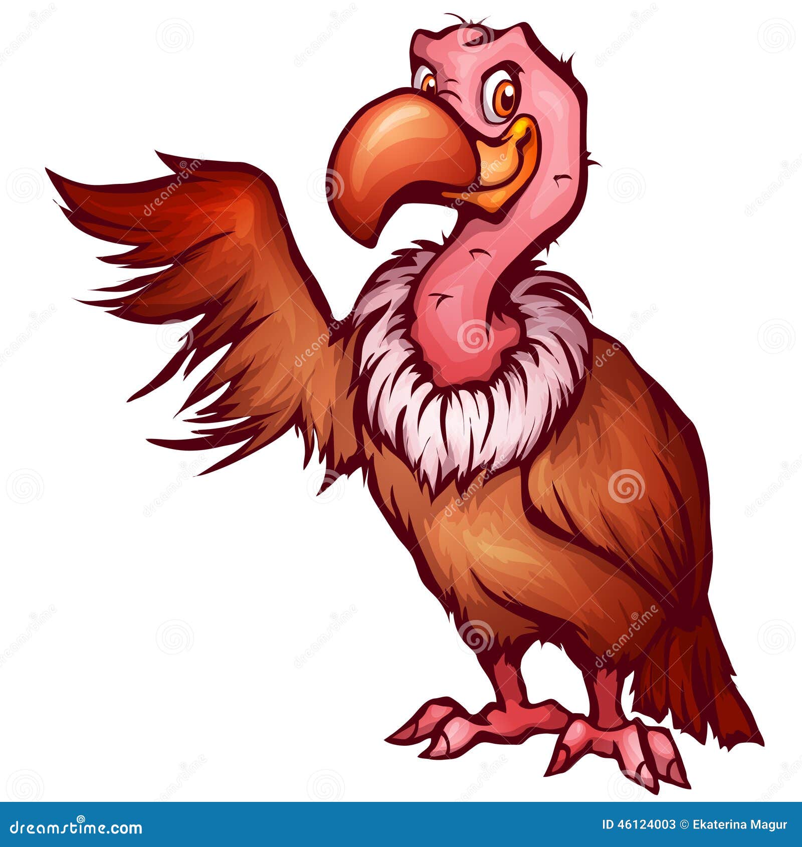 Vectorillustratie Van Gier in Beeldverhaalstijl Vector Illustratie ...