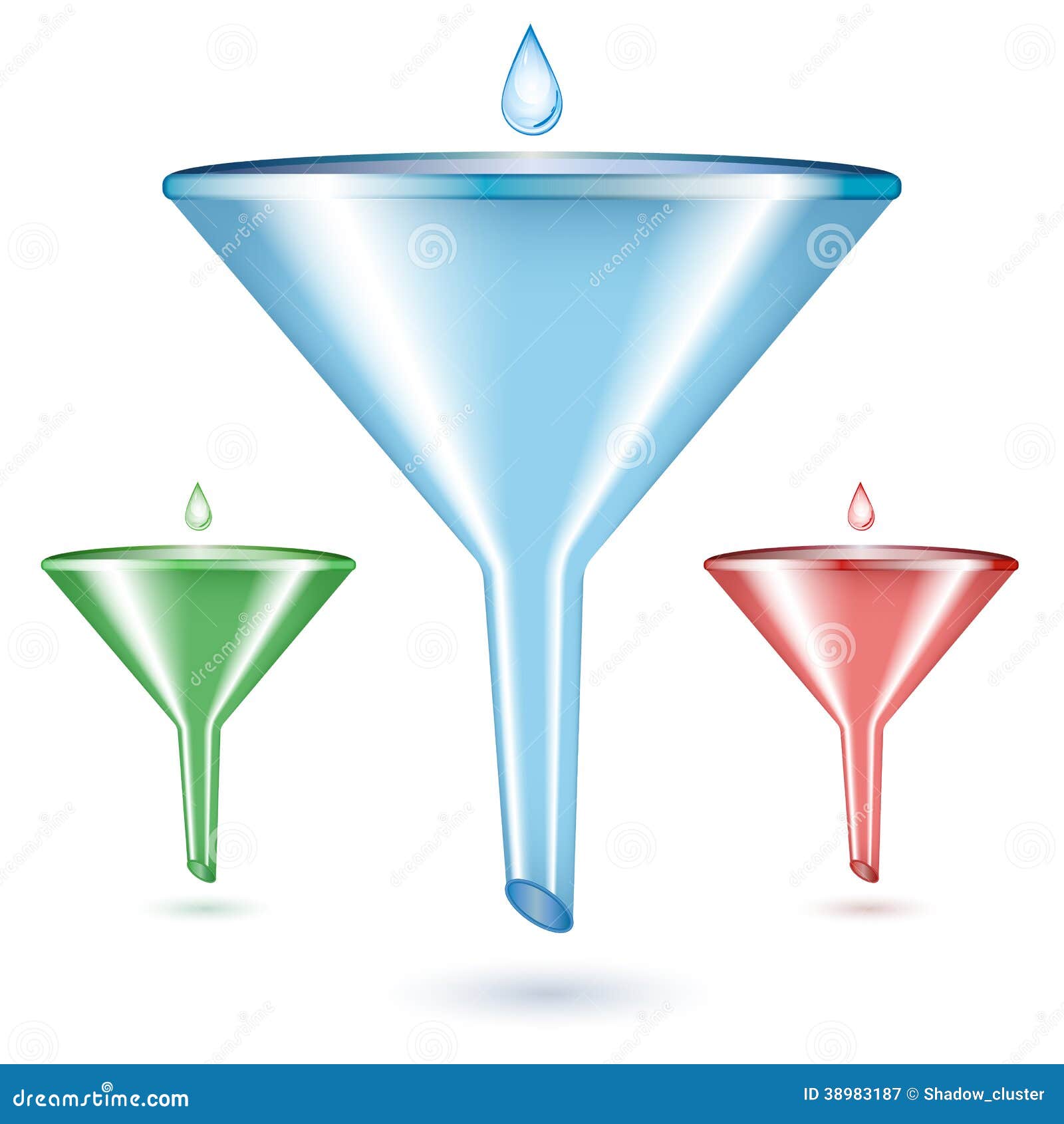 Vectorillustratie Van Trechter Vector Illustratie - Illustration of ...