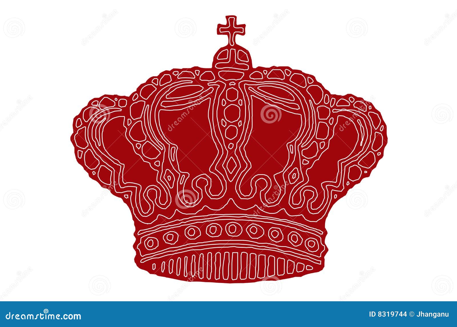 Vectorised Krone vektor abbildung. Illustration von dekoration - 8319744