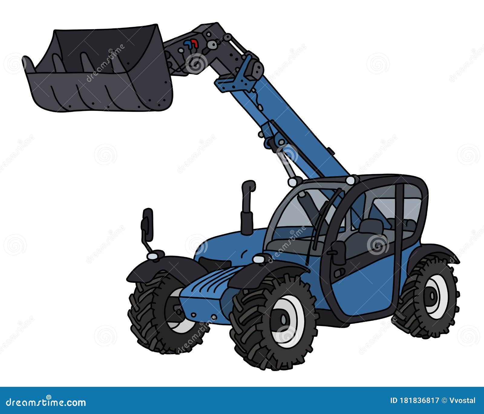 Blue Loader. 3d Render Image. Royalty-Free Stock Photography ...