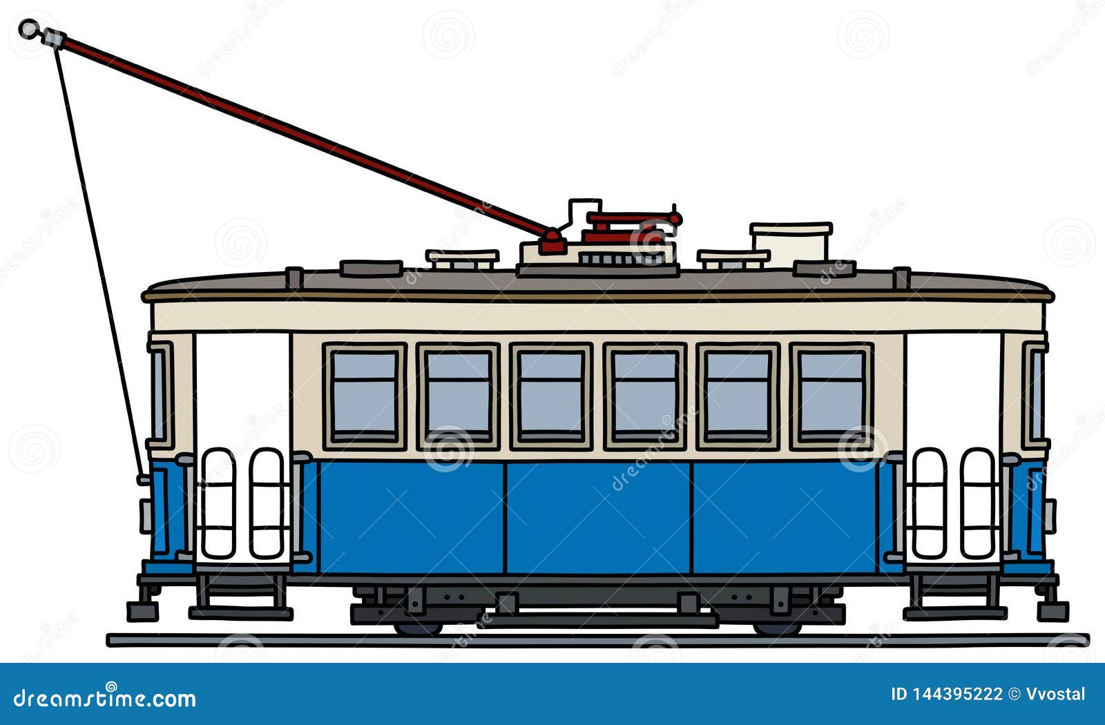 Tramway Drawing, Smiley Tramway Cartoon | CartoonDealer.com #114834711