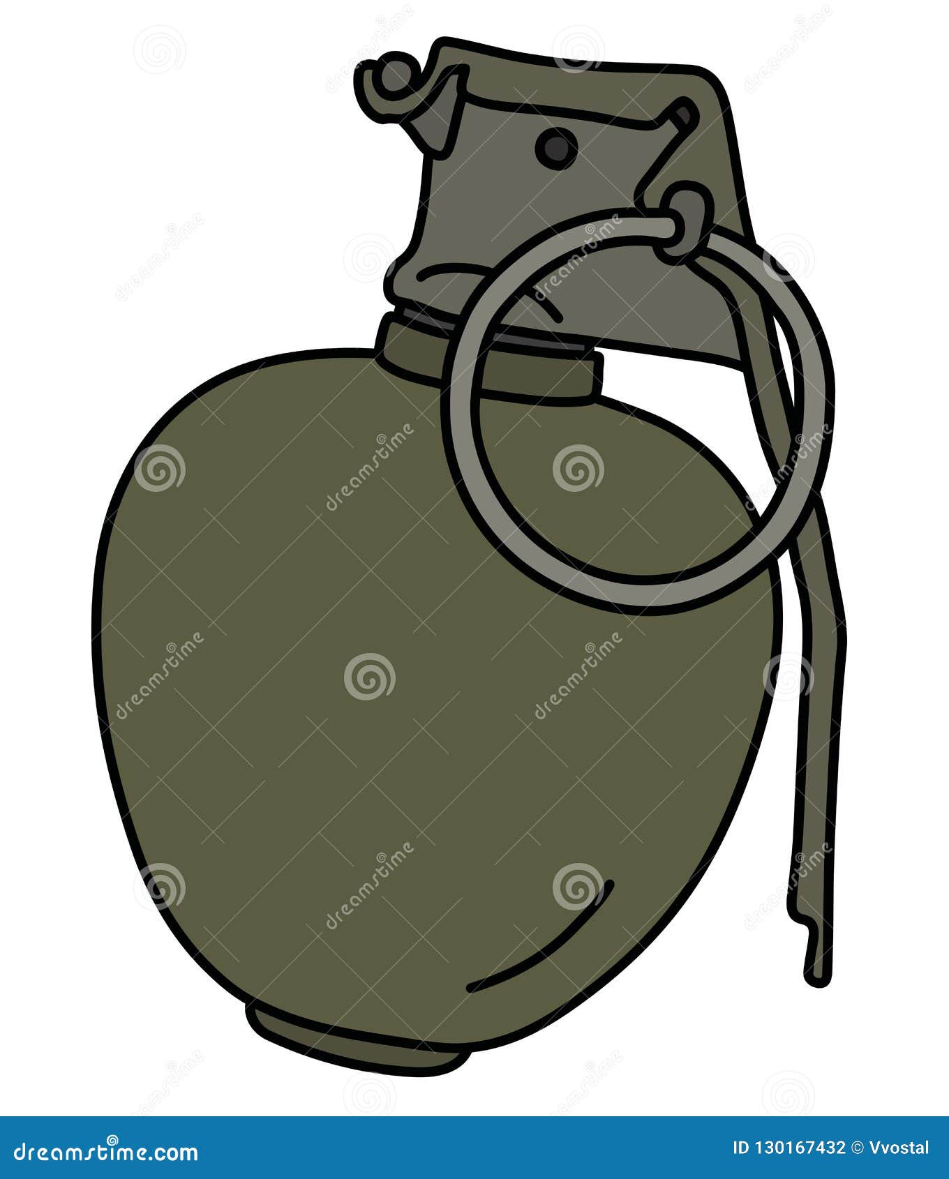 The Old Offensive Hand Grenade Cartoon Vector | CartoonDealer.com ...